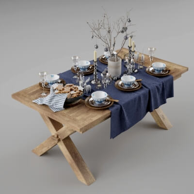 Christmas Set 08 - 3D Model by Smart3DModels