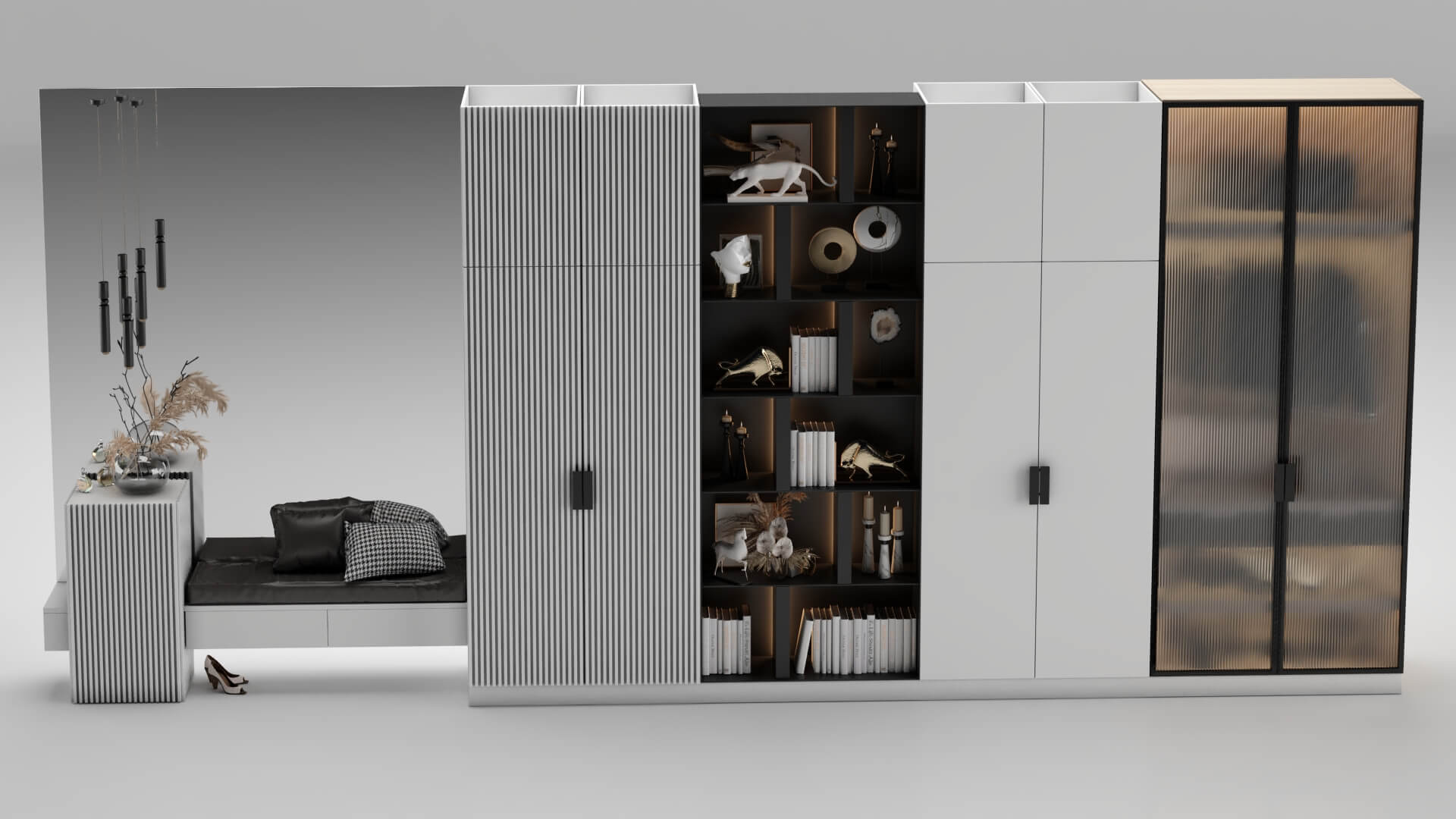 Composition in The Hallway - 3D Model by Smart3DModels