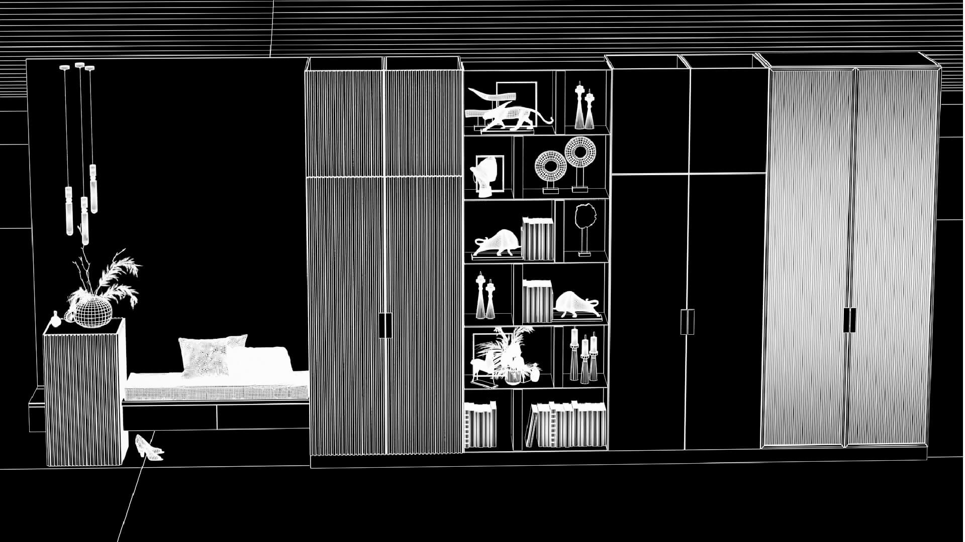Composition in The Hallway - 3D Model by Smart3DModels