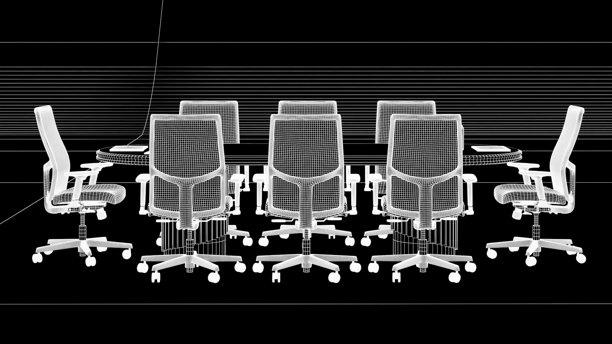 Conference Table - 3D Model by Smart3DModels