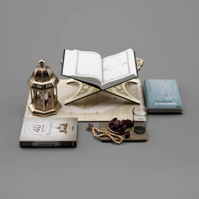 Decorative Set of Iftar in The Month of Ramadan - 3D Model by Smart3DModels