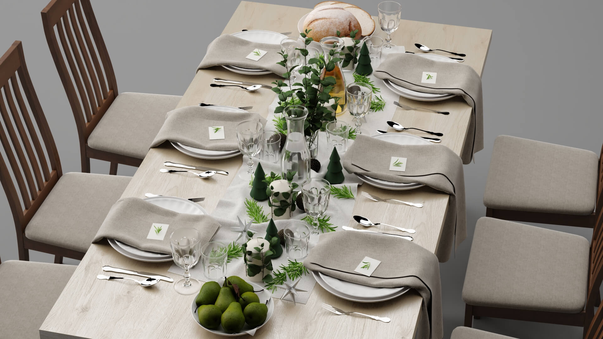 Dining Table 15 - 3D Model by Smart3DModels