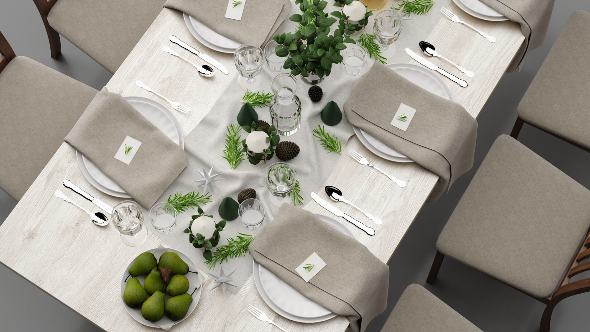 Dining Table 15 - 3D Model by Smart3DModels