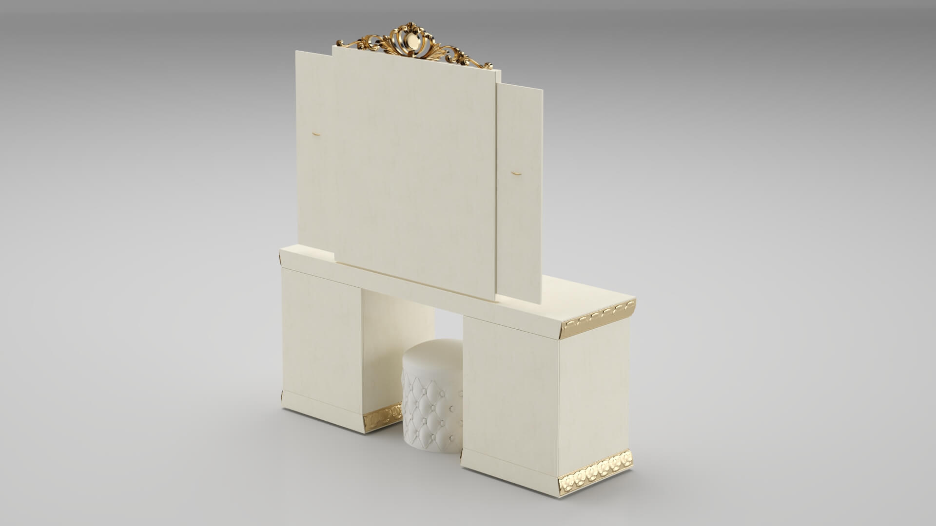 Dressing Table - 3D Model by Smart3DModels