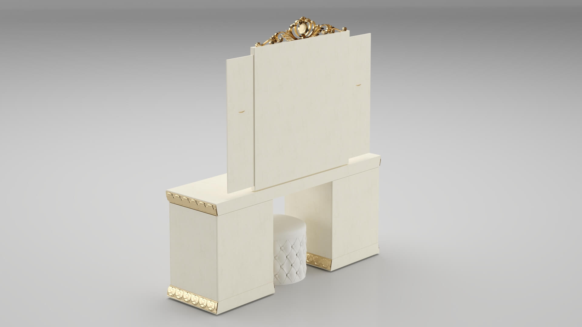 Dressing Table - 3D Model by Smart3DModels