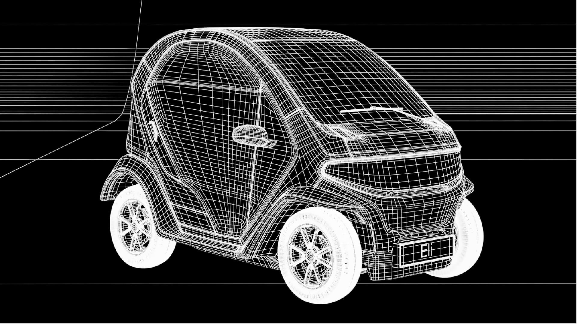 Eli Zero Car - 3D Model by Smart3DModels