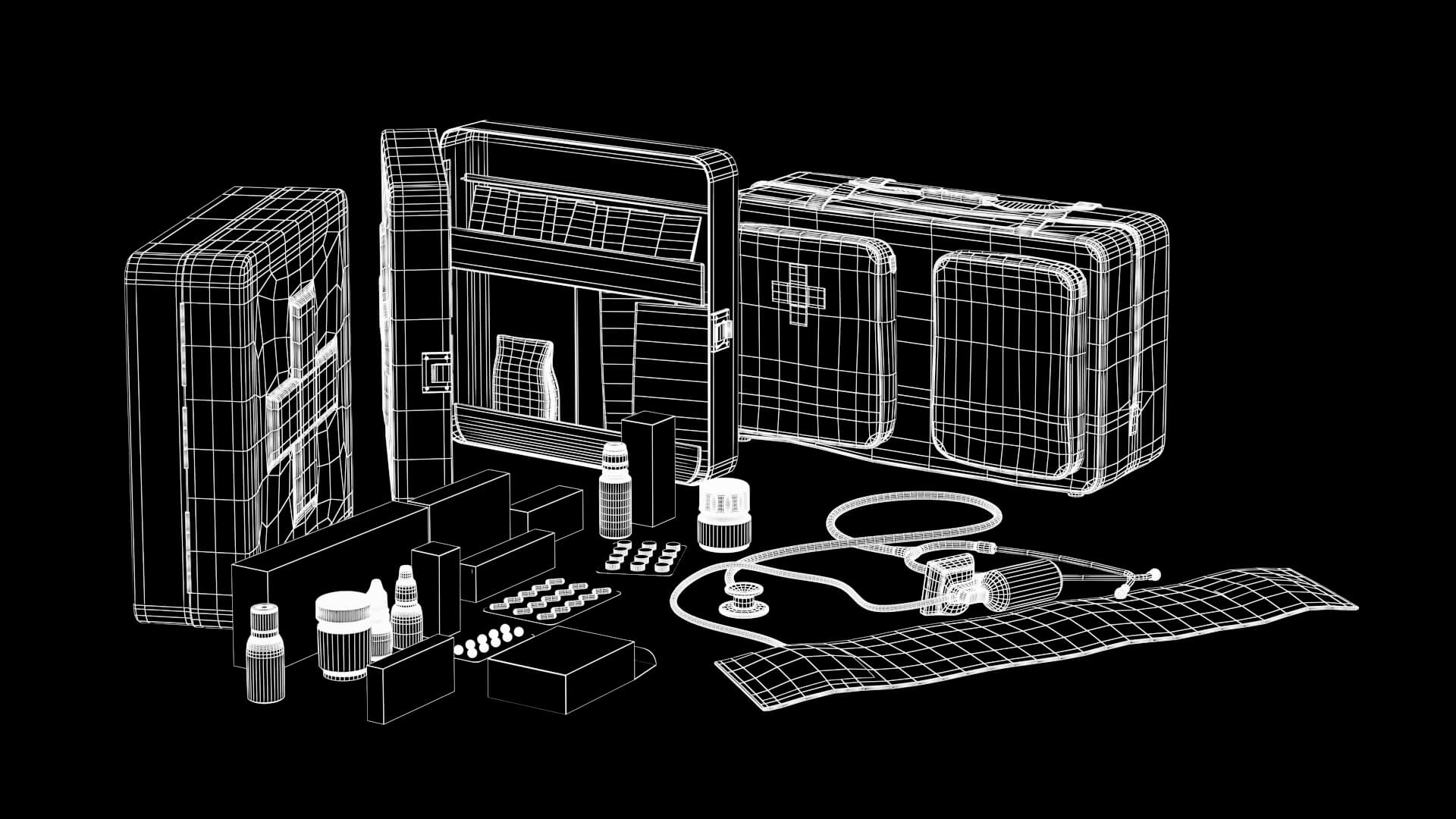 First Aid Kit - 3D Model by Smart3DModels