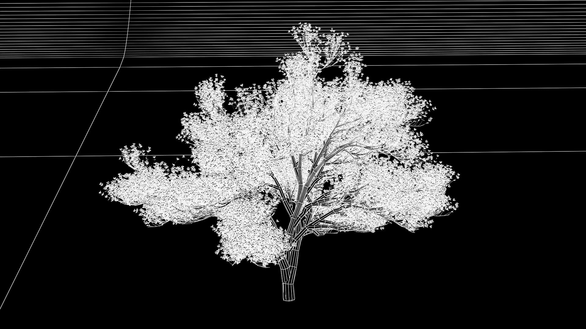 Flowering Apple Tree - 3D Model by Smart3DModels