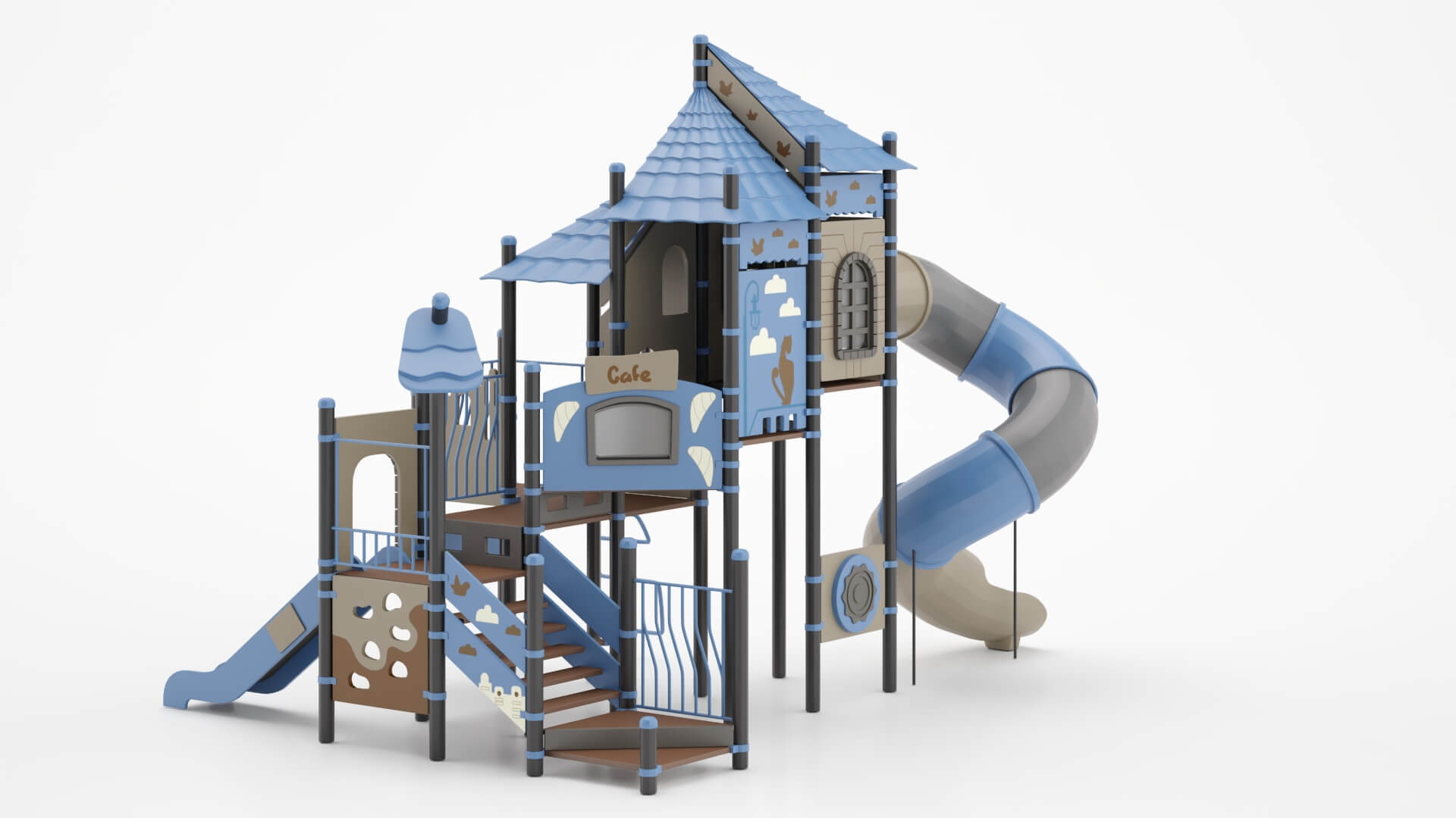 Game Complex - 3D Model by Smart3DModels