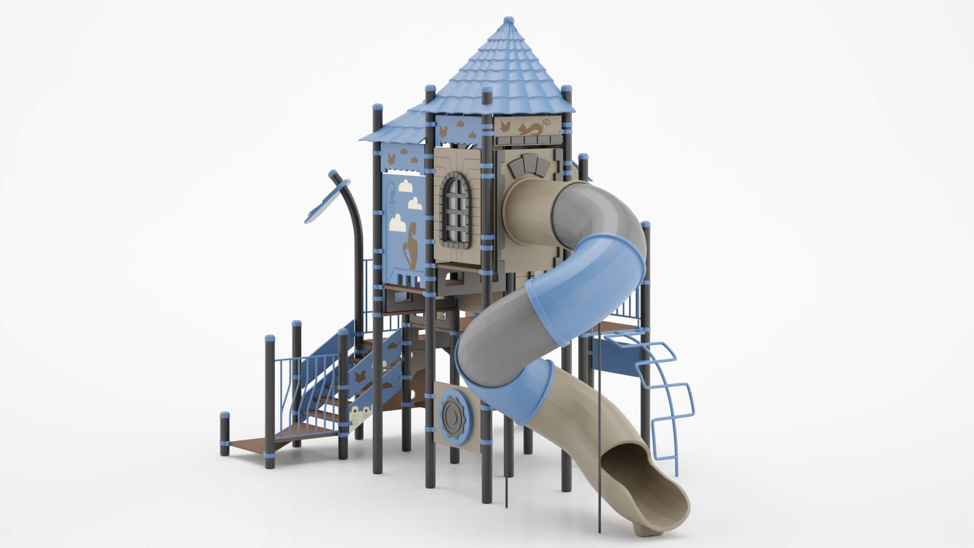 Game Complex - 3D Model by Smart3DModels