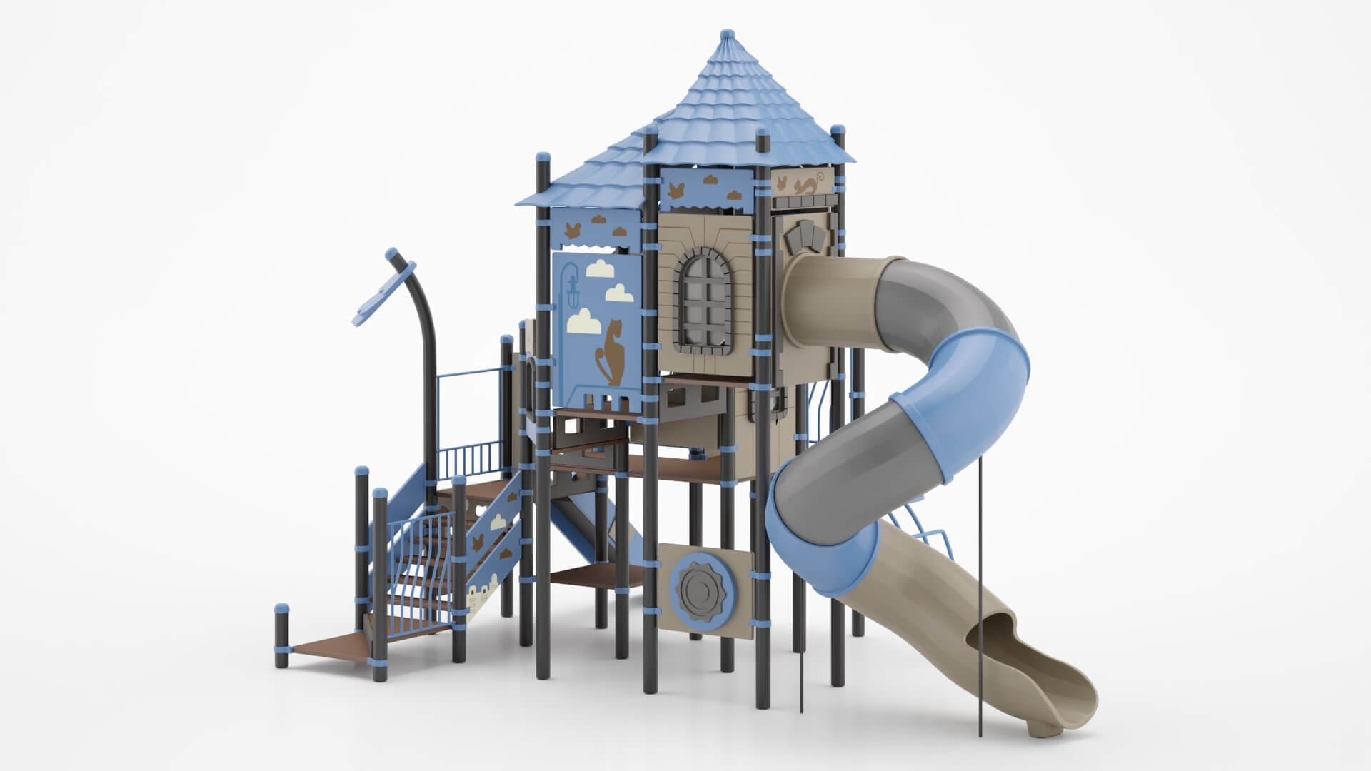 Game Complex - 3D Model by Smart3DModels