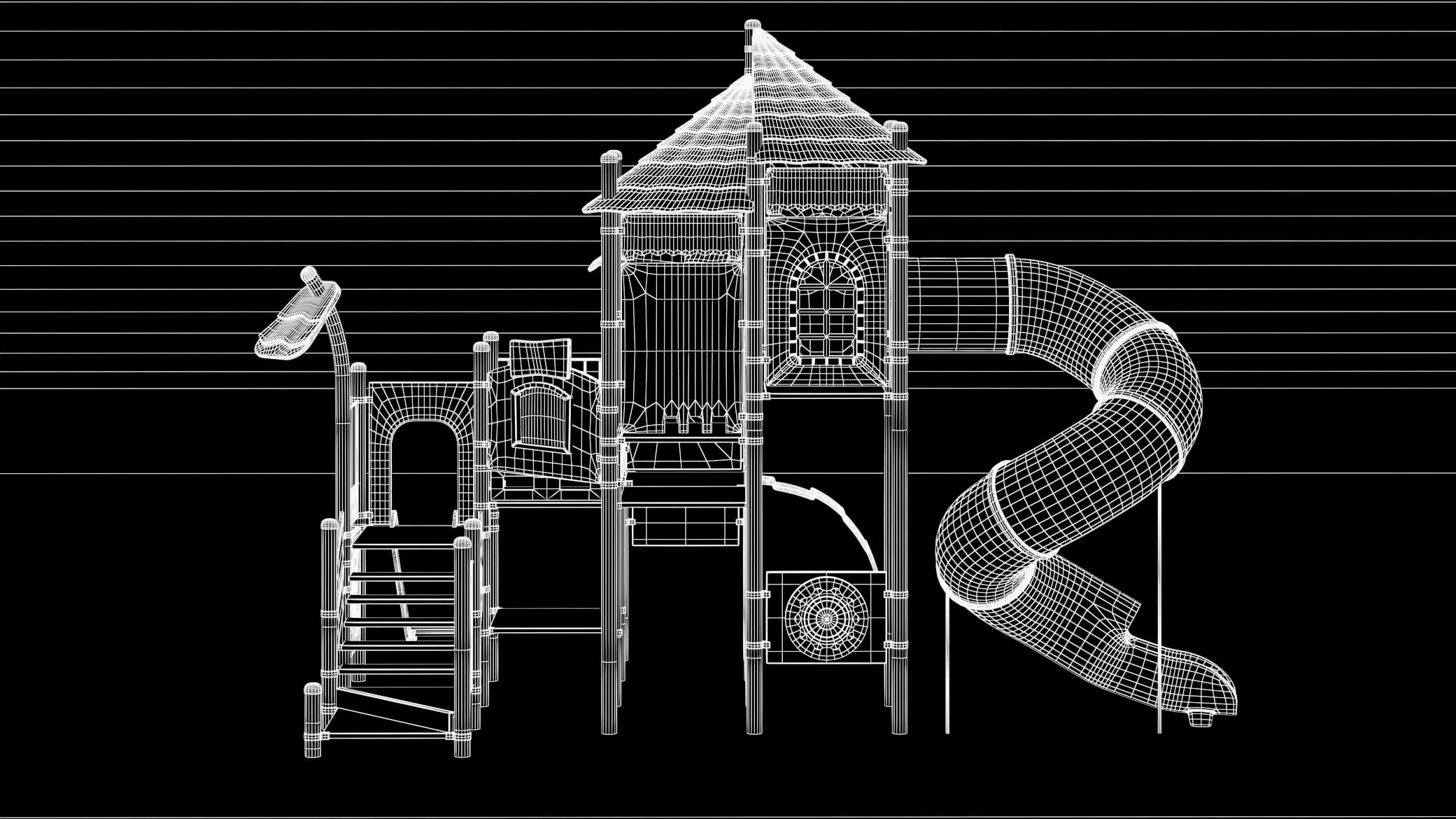 Game Complex - 3D Model by Smart3DModels