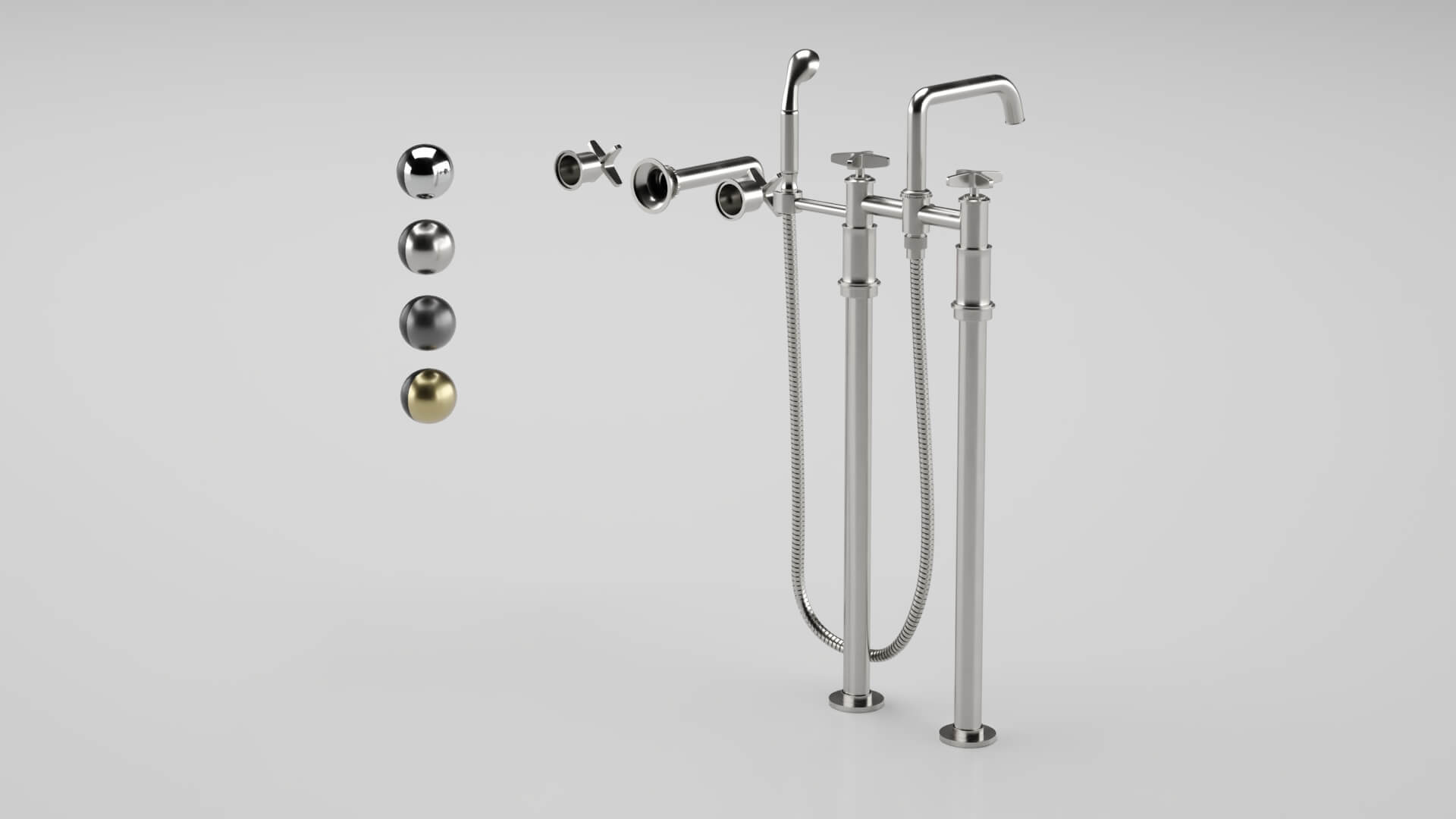 Henry Chronos Waterworks Mixer - 3D Model by Smart3DModels