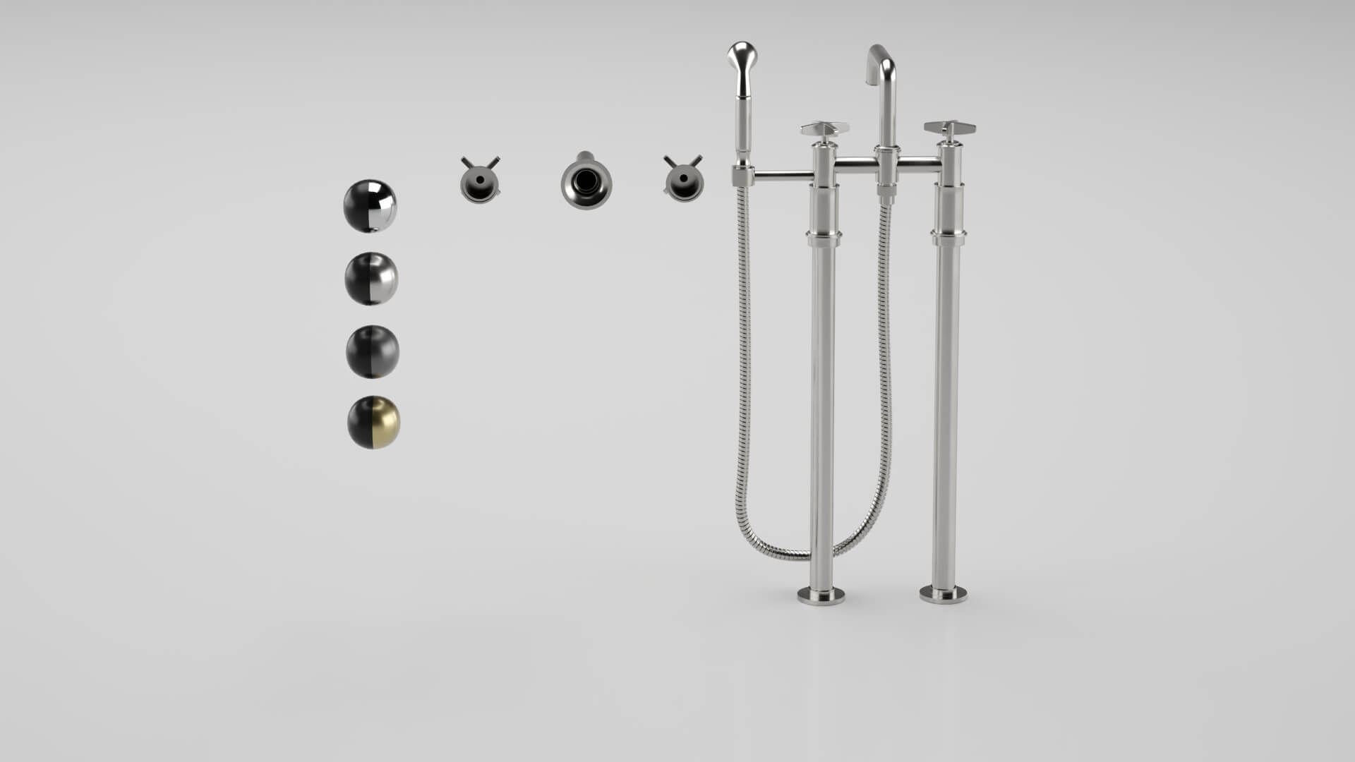 Henry Chronos Waterworks Mixer - 3D Model by Smart3DModels
