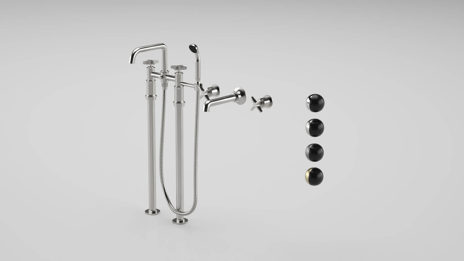 Henry Chronos Waterworks Mixer - 3D Model by Smart3DModels