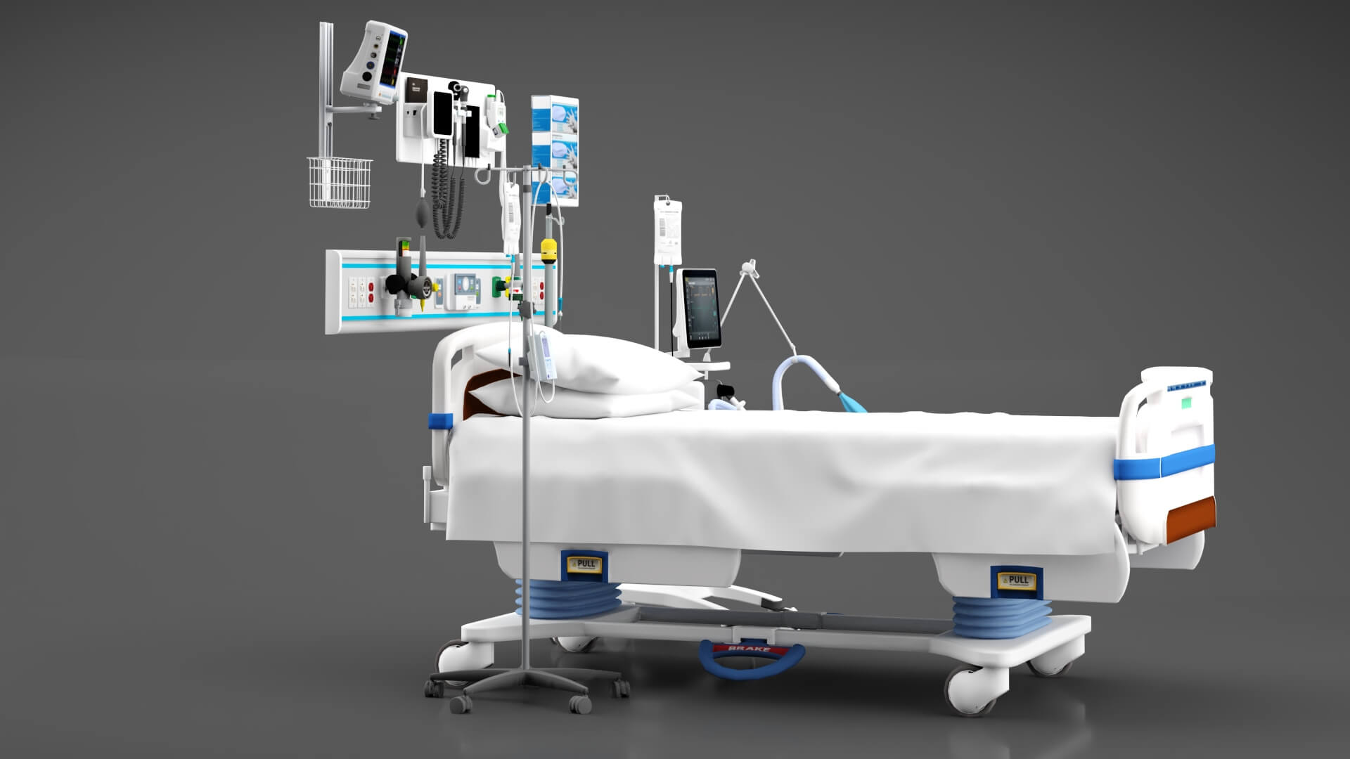 Intensive Care Unit Equipment - 3D Model by Smart3DModels