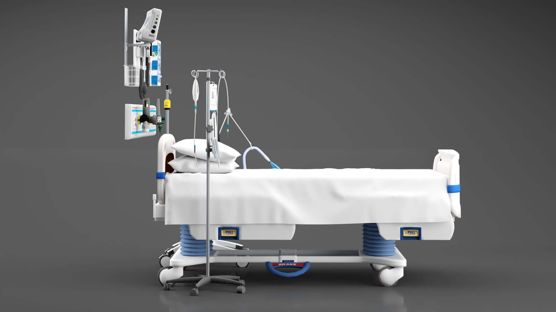 Intensive Care Unit Equipment - 3D Model by Smart3DModels