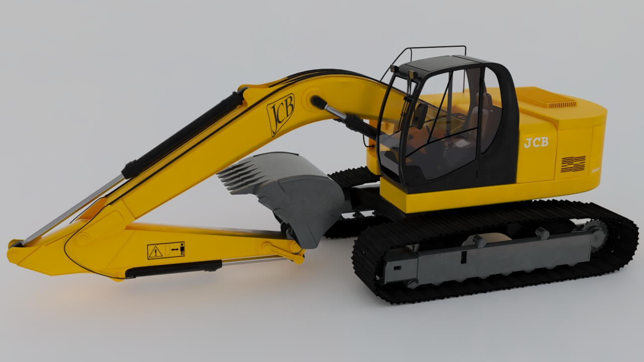 JCB Excavator - 3D Model by Smart3DModels