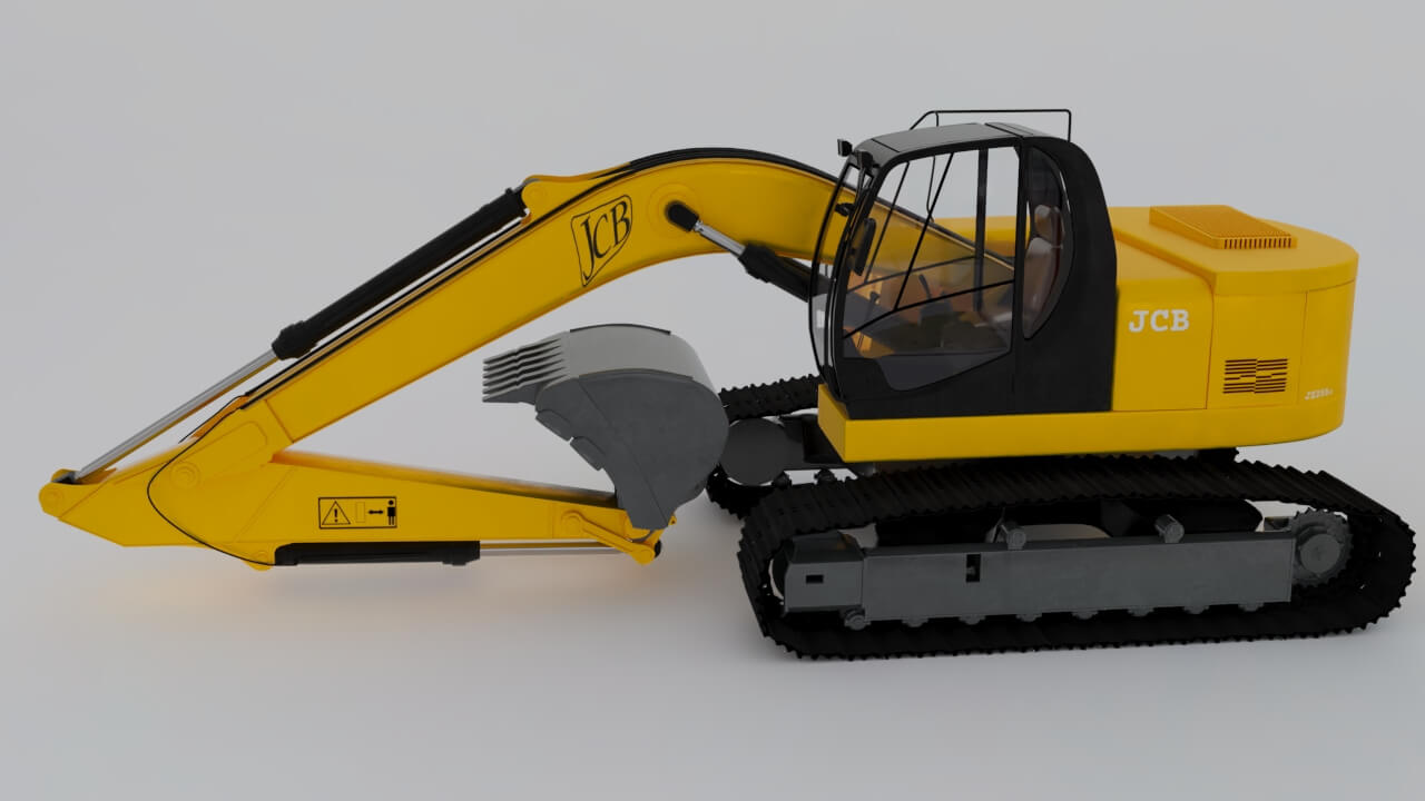 JCB Excavator - 3D Model by Smart3DModels