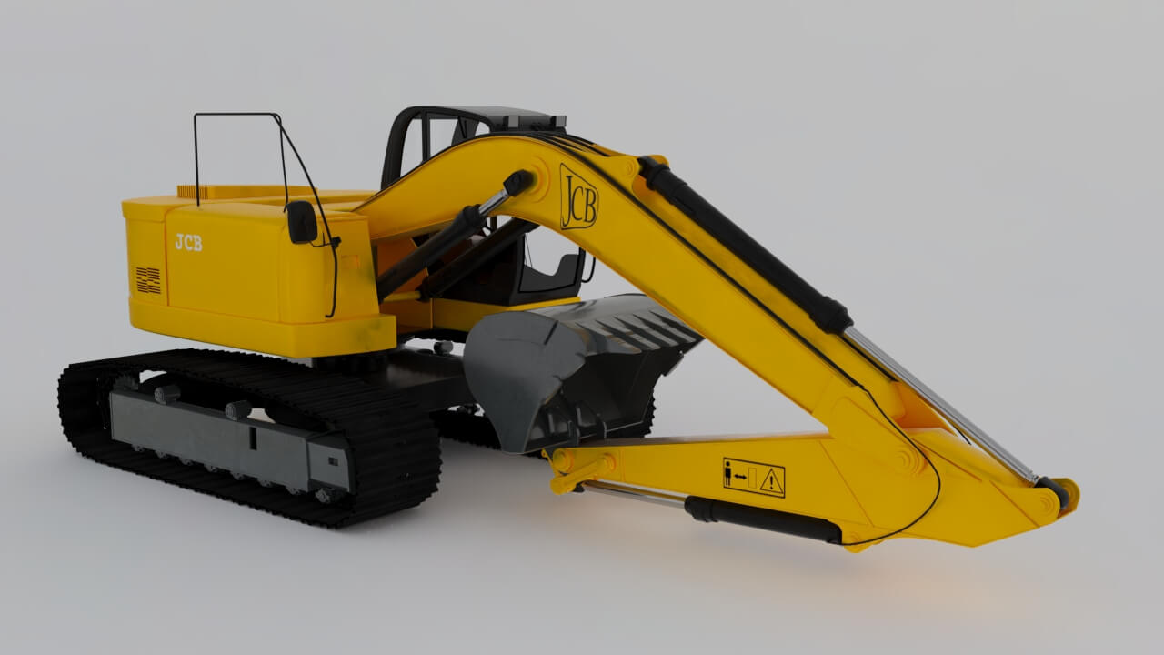 JCB Excavator - 3D Model by Smart3DModels