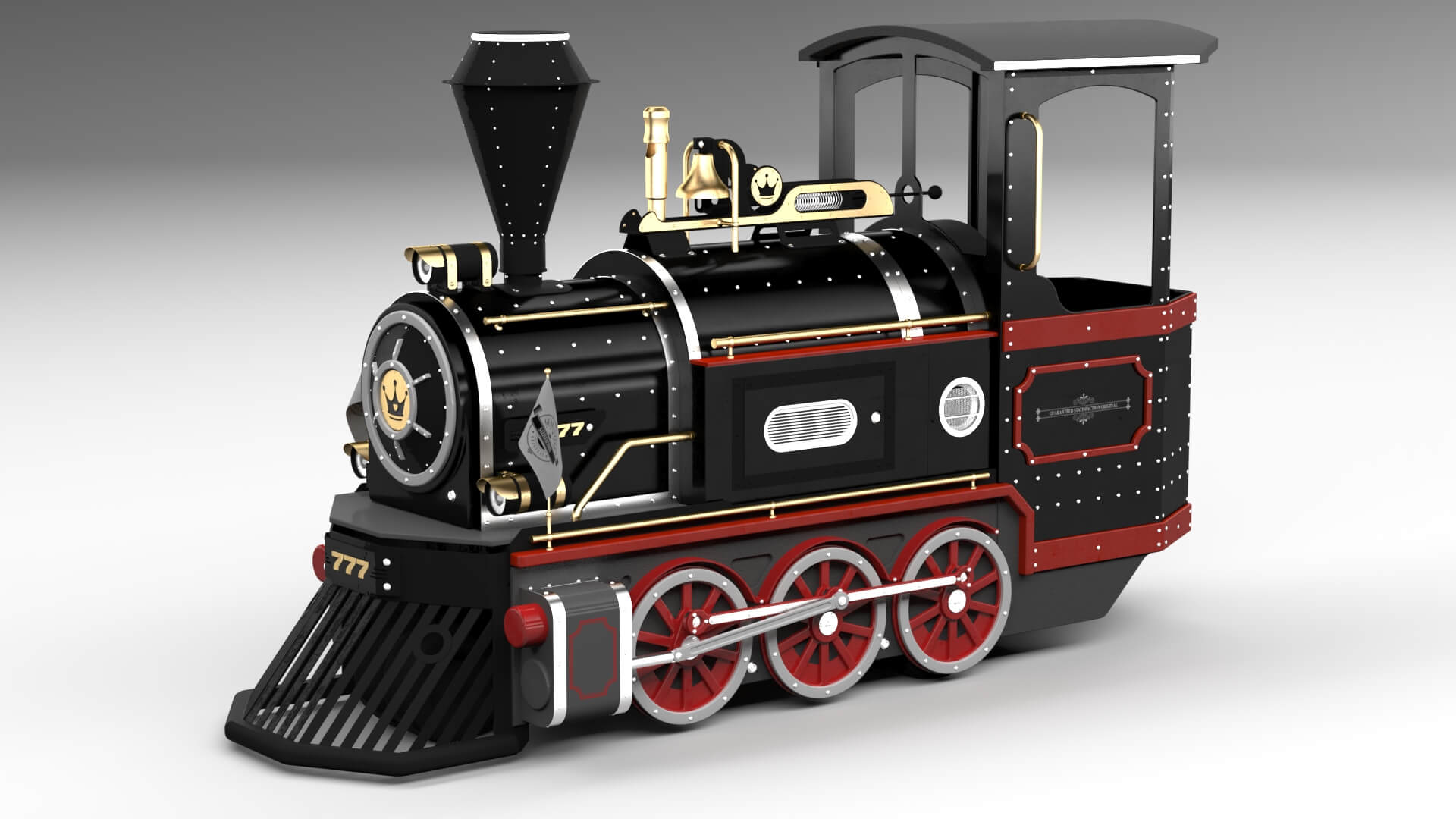 Locomotive Train - 3D Model by Smart3DModels