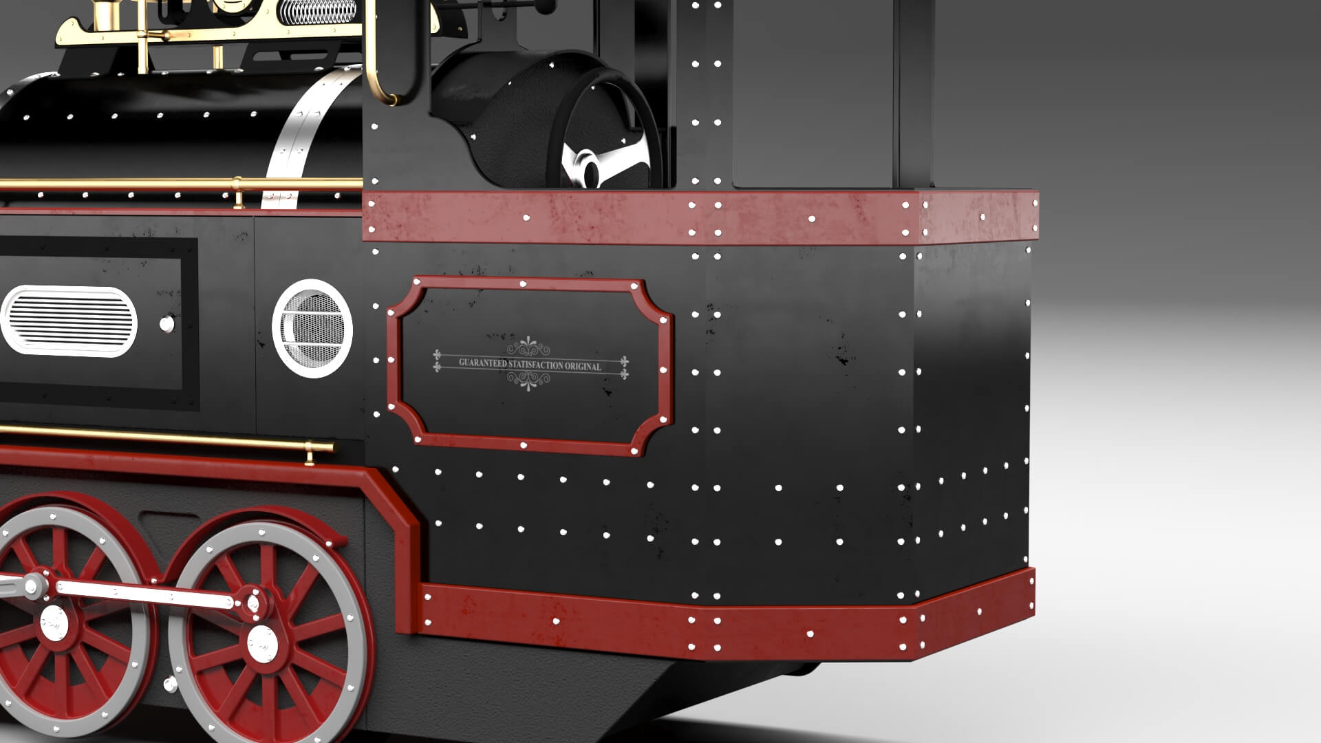 Locomotive Train - 3D Model by Smart3DModels