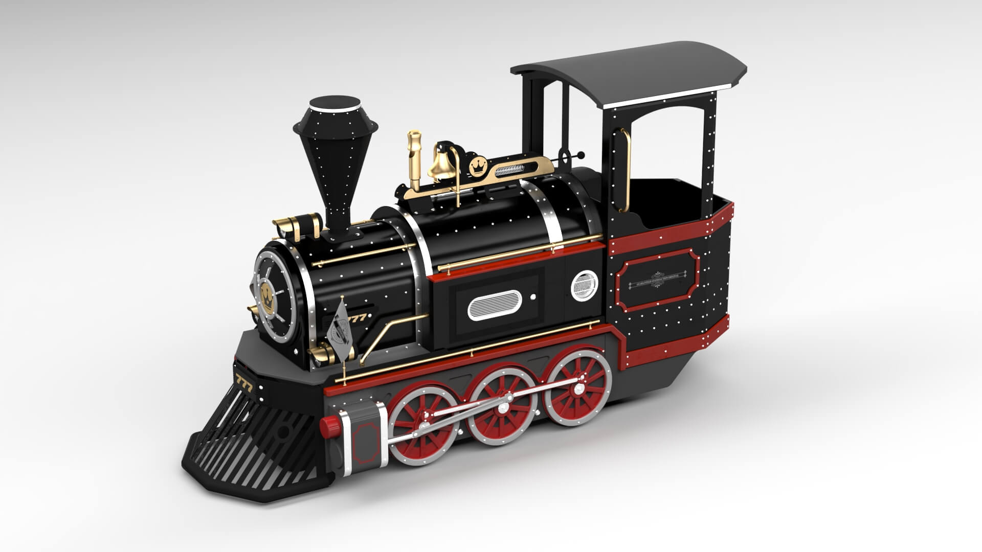 Locomotive Train - 3D Model by Smart3DModels