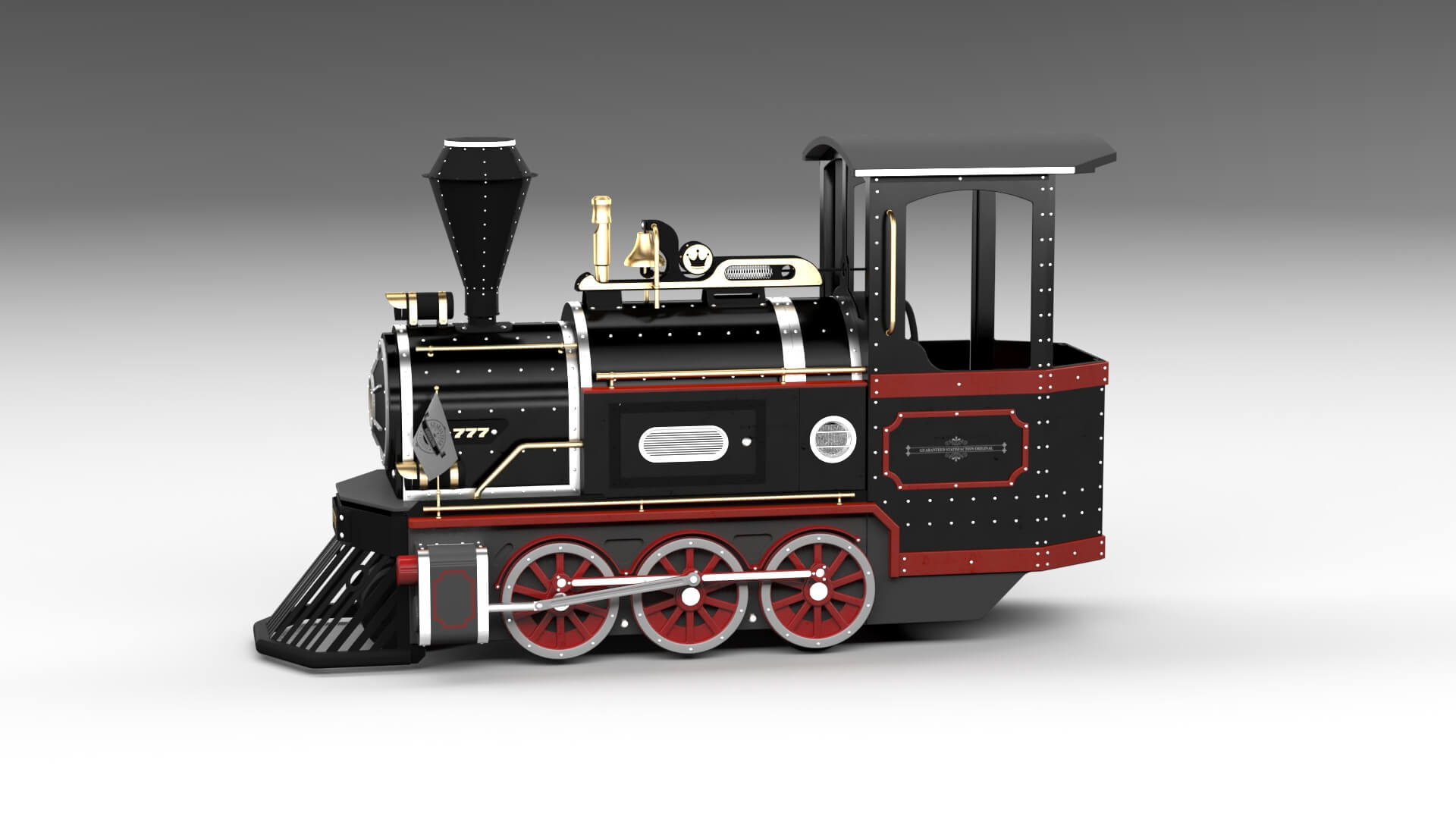 Locomotive Train - 3D Model by Smart3DModels