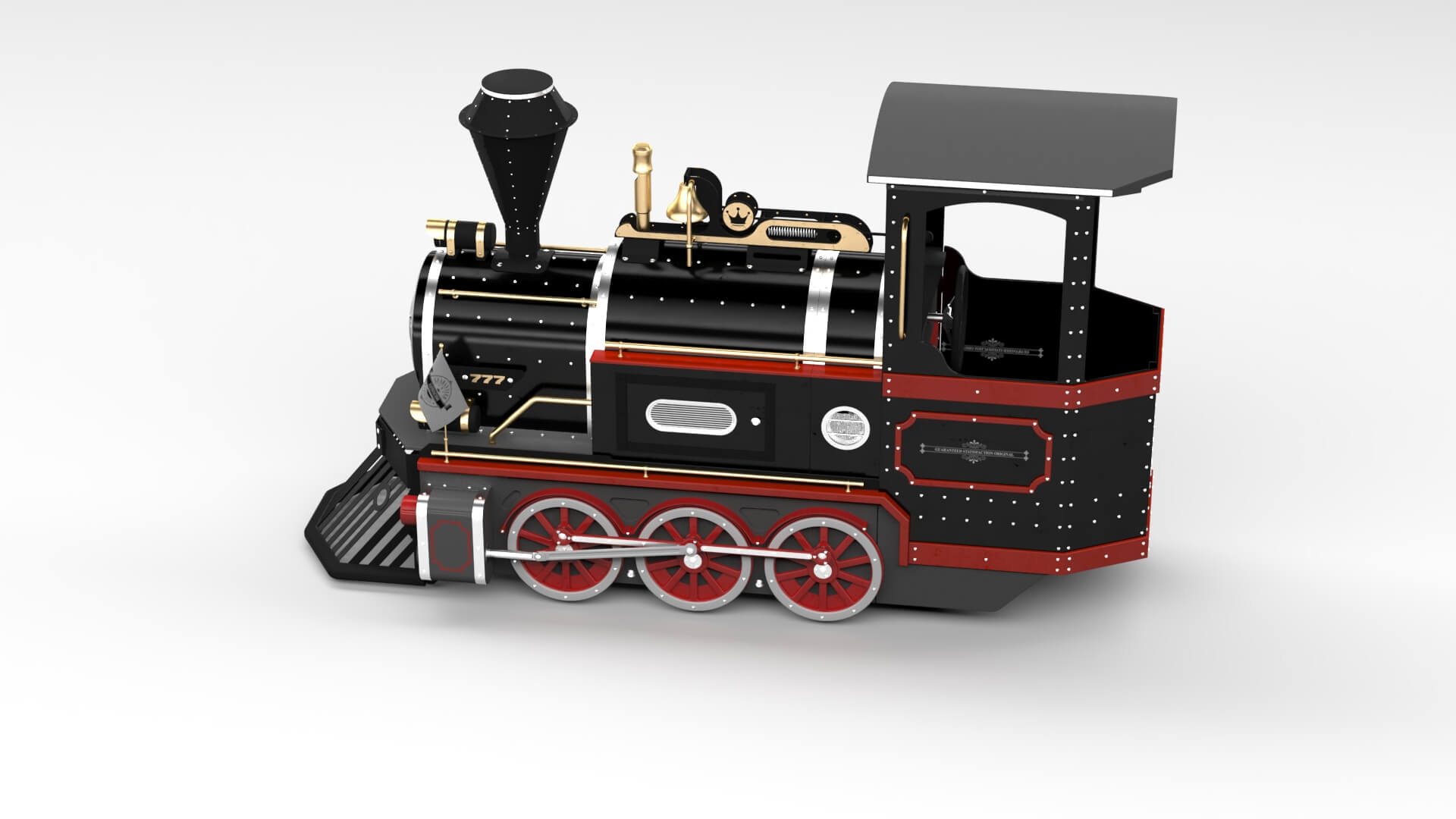 Locomotive Train - 3D Model by Smart3DModels