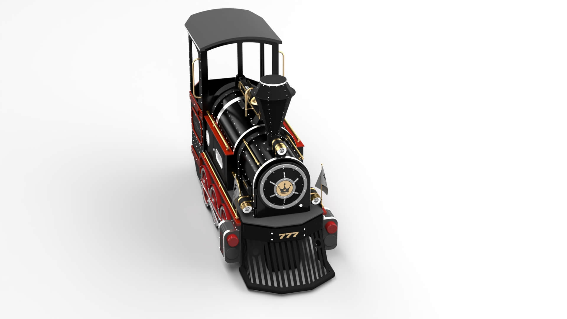 Locomotive Train - 3D Model by Smart3DModels