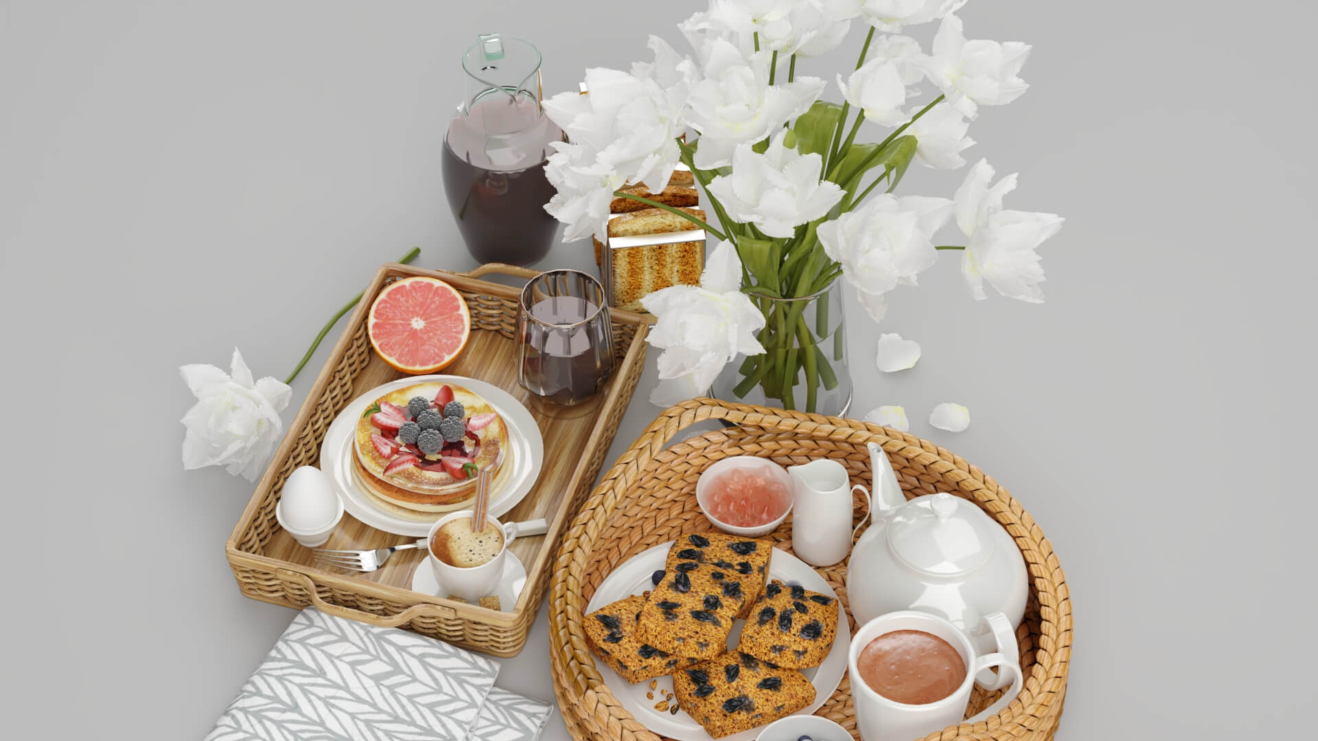 Lunch Set 10 - 3D Model by Smart3DModels