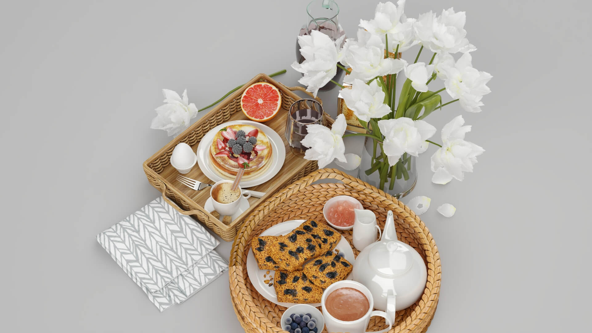 Lunch Set 10 - 3D Model by Smart3DModels