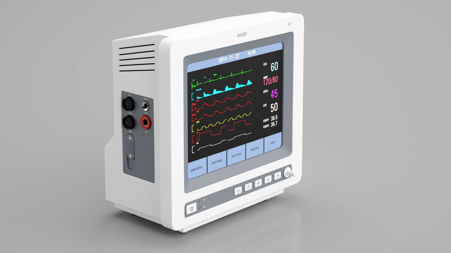 Medical Ecg Monitor - 3D Model by Smart3DModels