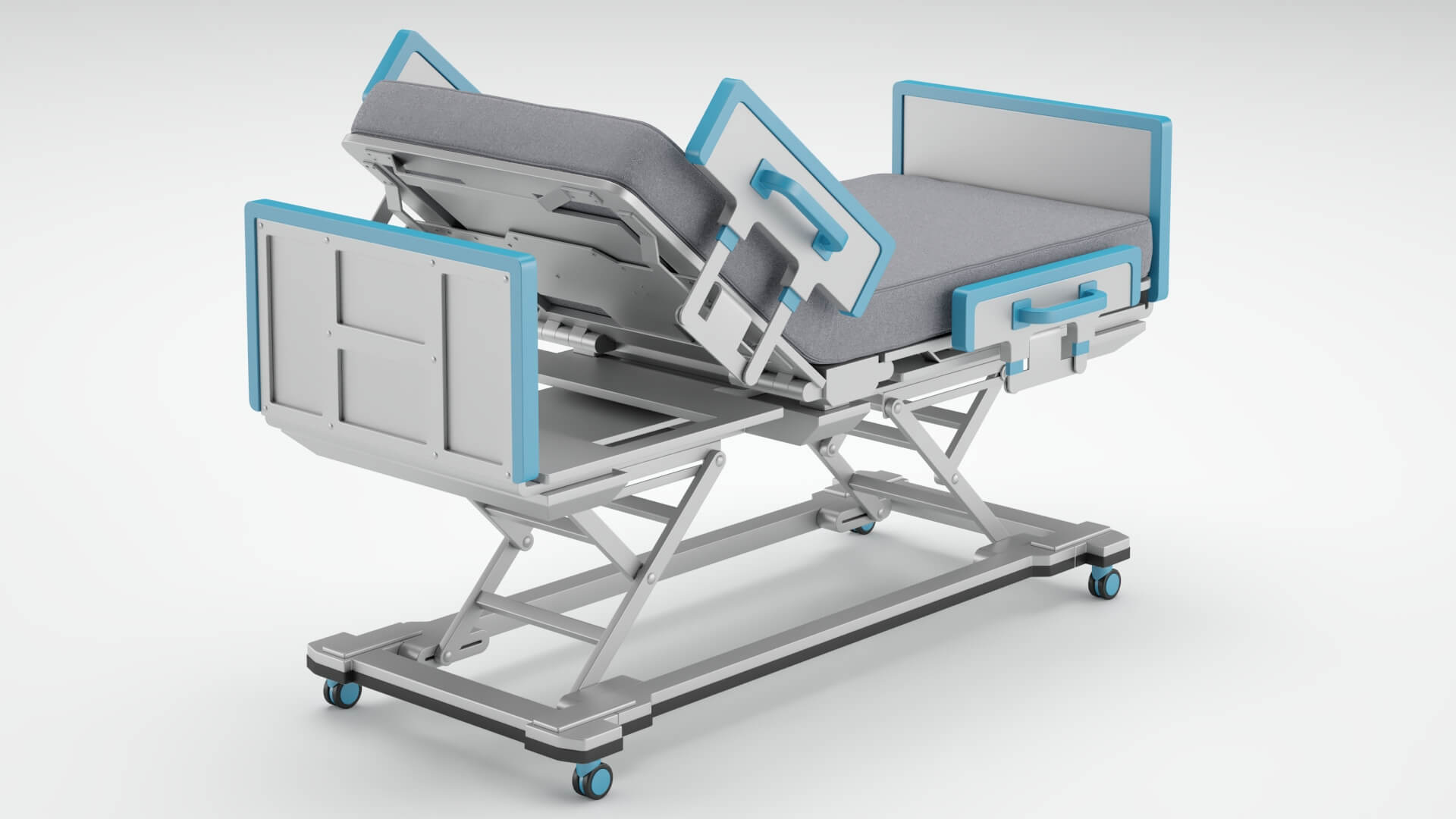 Medical Rehabilitation Training Bed - 3D Model by Smart3DModels