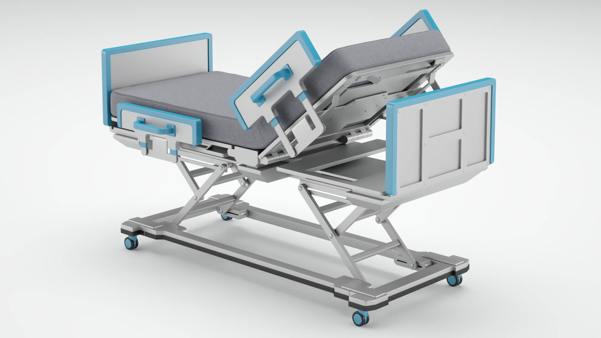 Medical Rehabilitation Training Bed - 3D Model by Smart3DModels