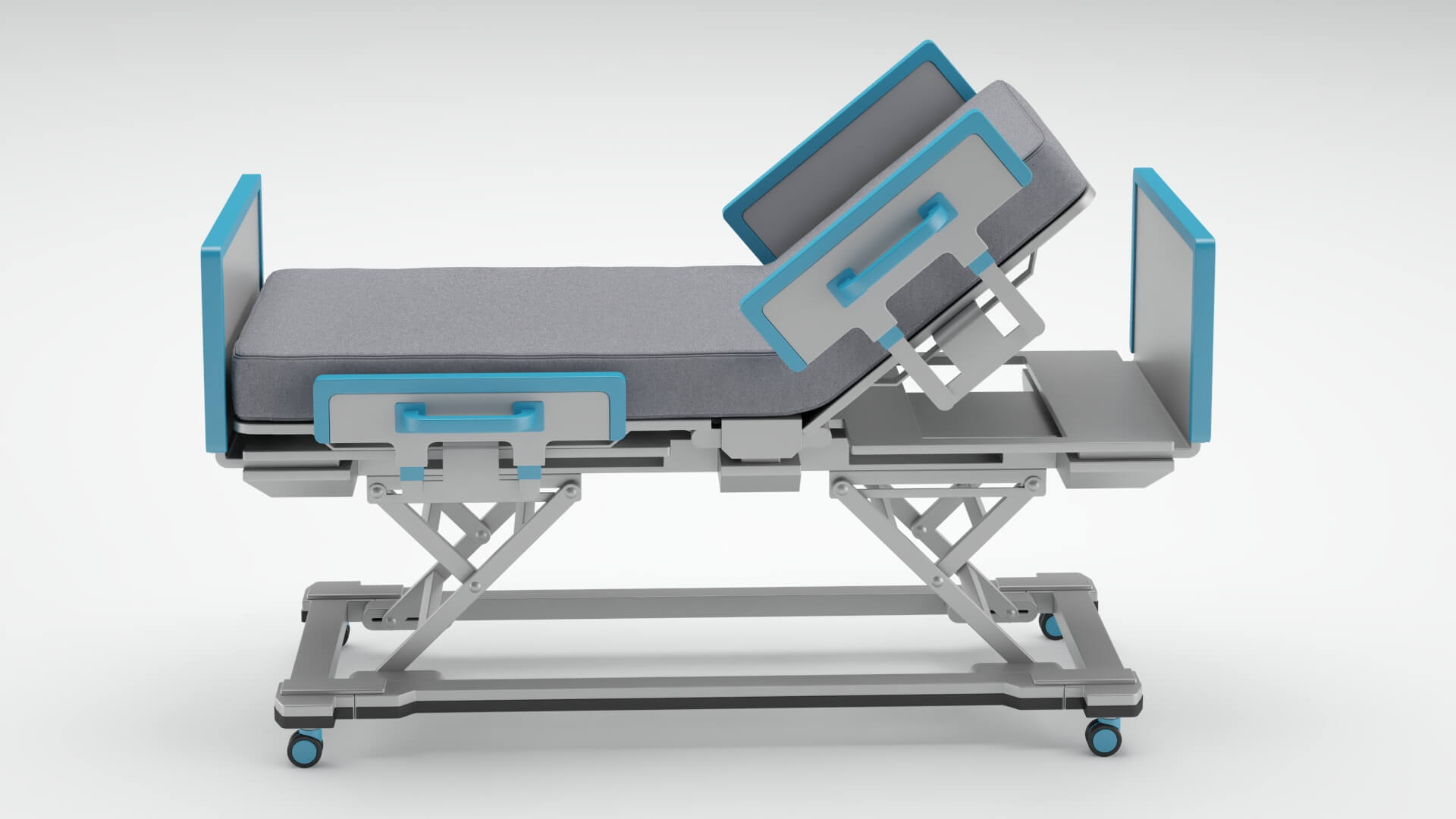 Medical Rehabilitation Training Bed - 3D Model by Smart3DModels