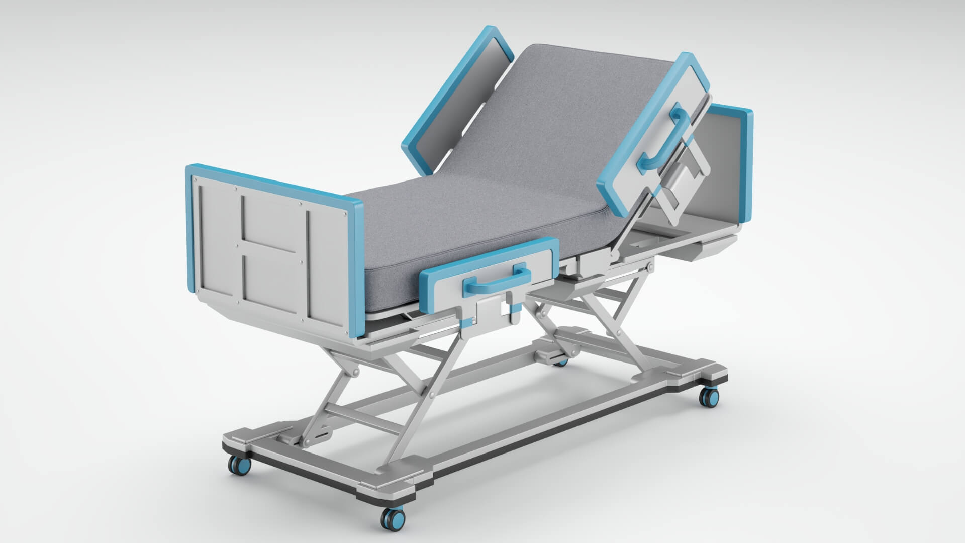 Medical Rehabilitation Training Bed - 3D Model by Smart3DModels