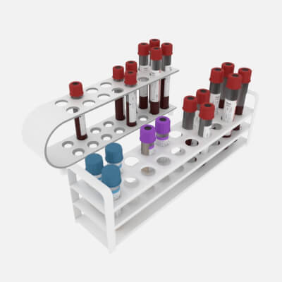 Medical Test Tubes Set - 3D Model by Smart3DModels