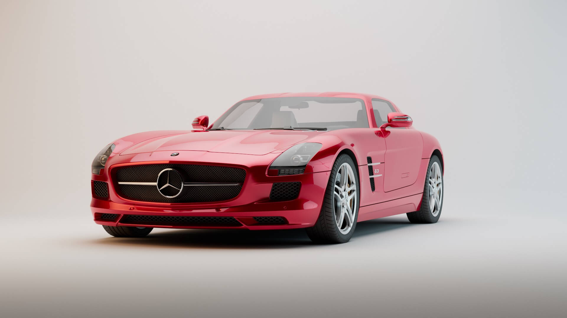Mercedes Benz AMG SLS - 3D Model by Smart3DModels