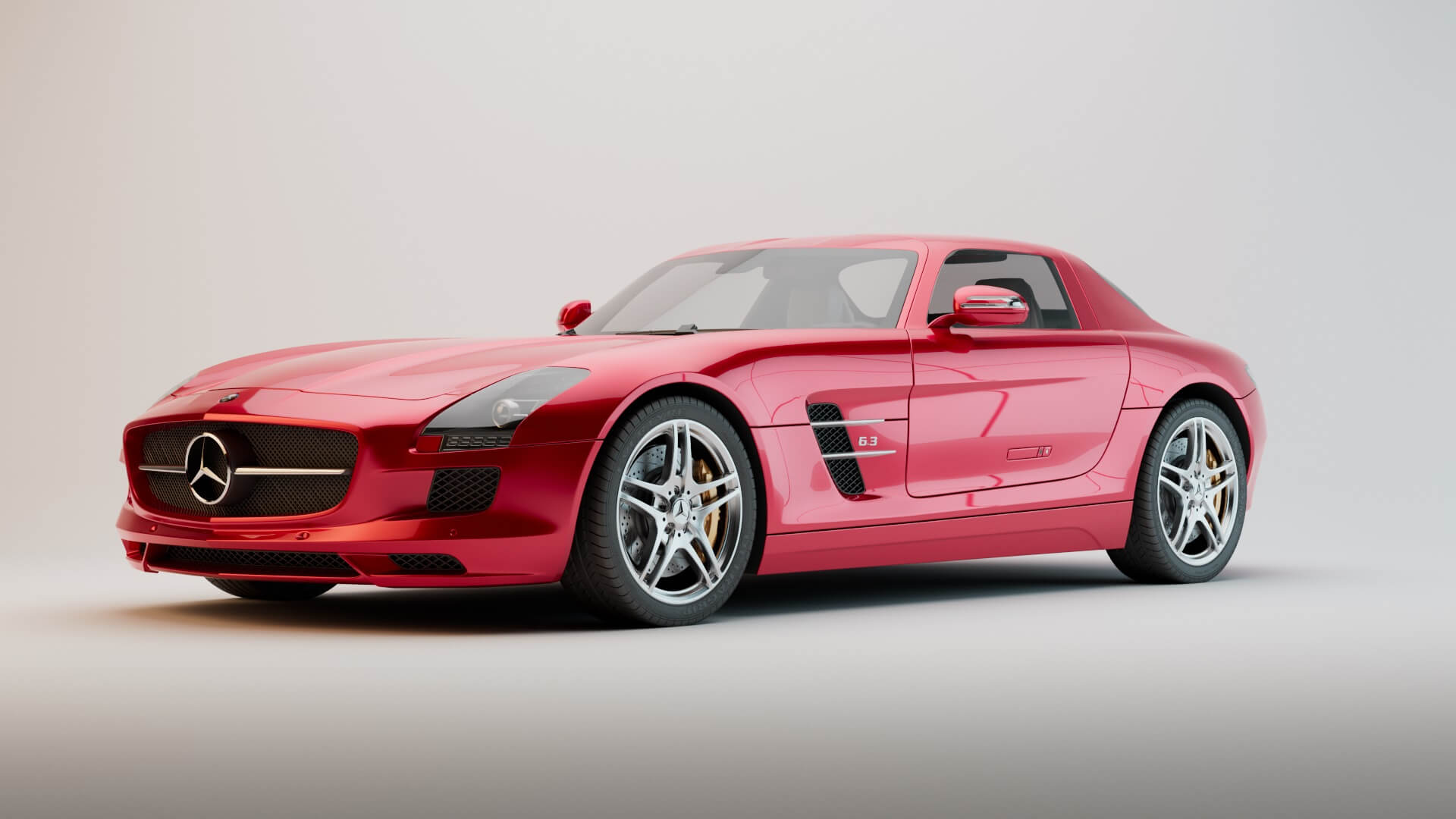 Mercedes Benz AMG SLS - 3D Model by Smart3DModels