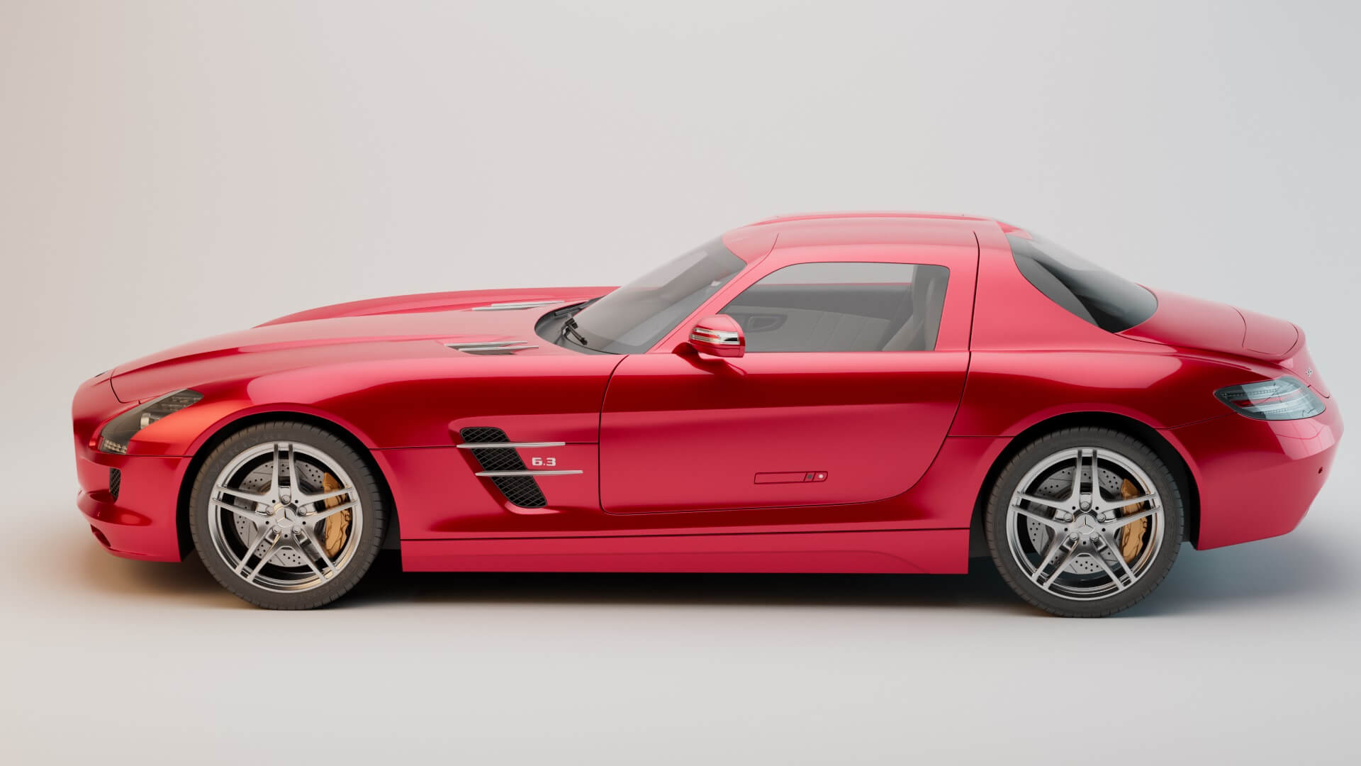 Mercedes Benz AMG SLS - 3D Model by Smart3DModels