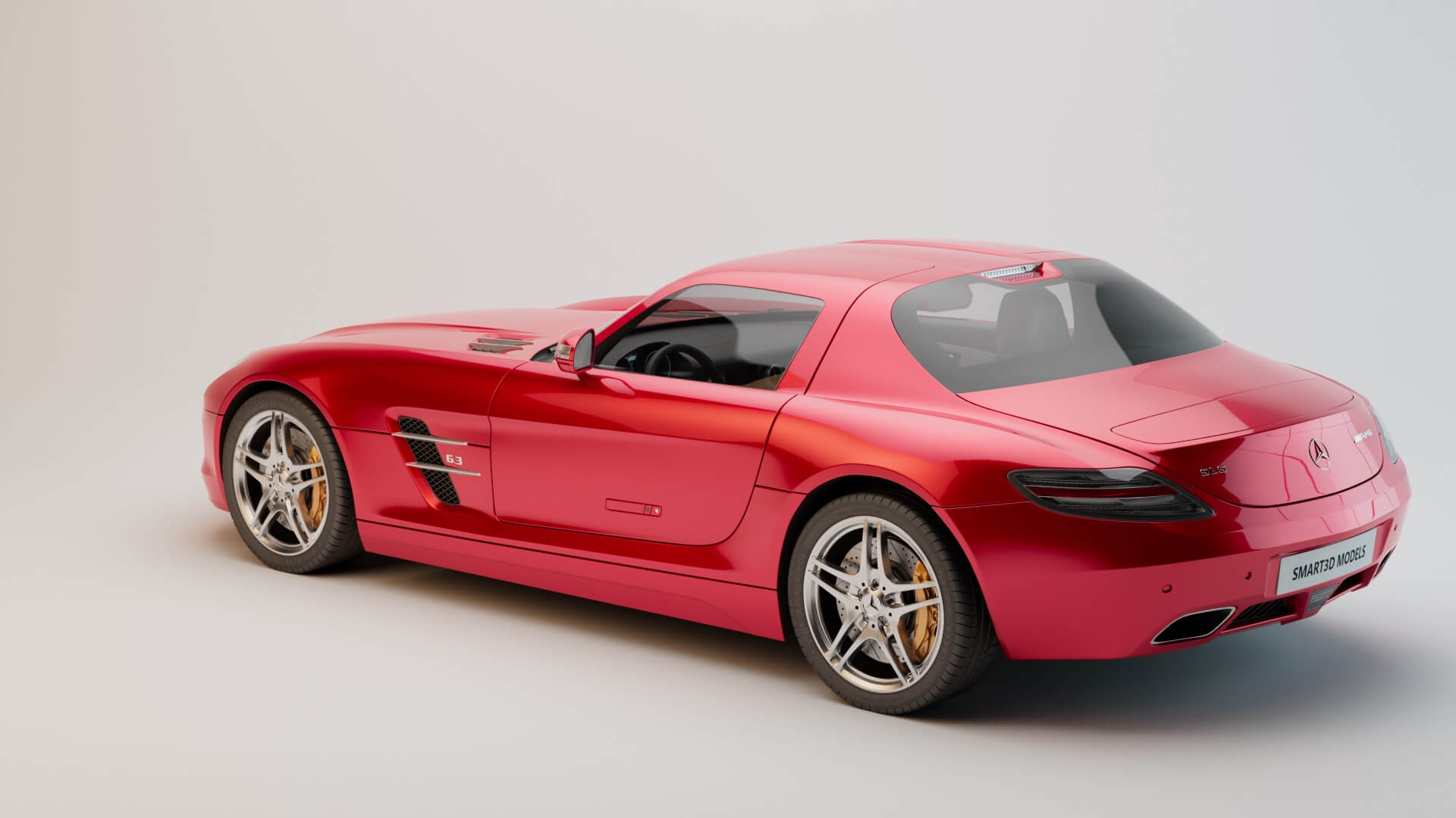 Mercedes Benz AMG SLS - 3D Model by Smart3DModels