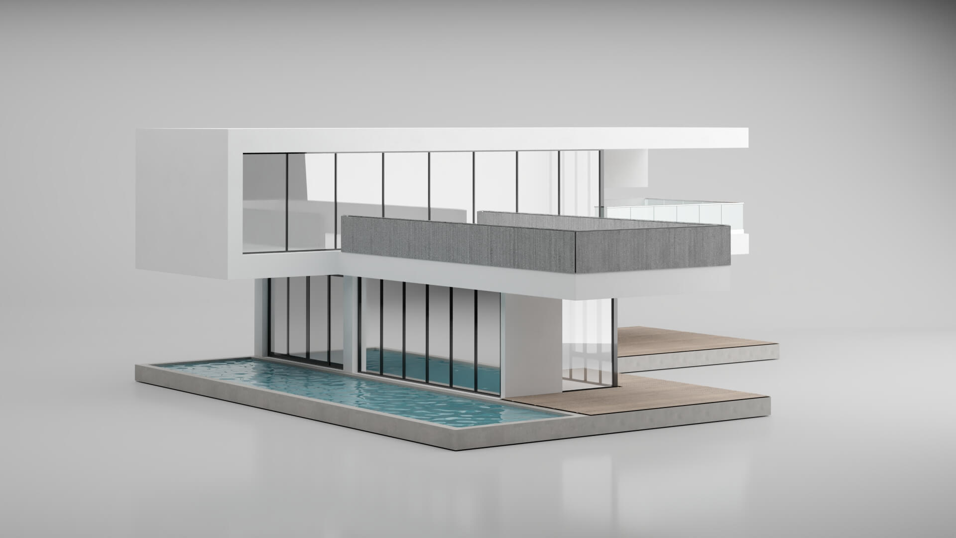 Modern House - 3D Model by Smart3DModels