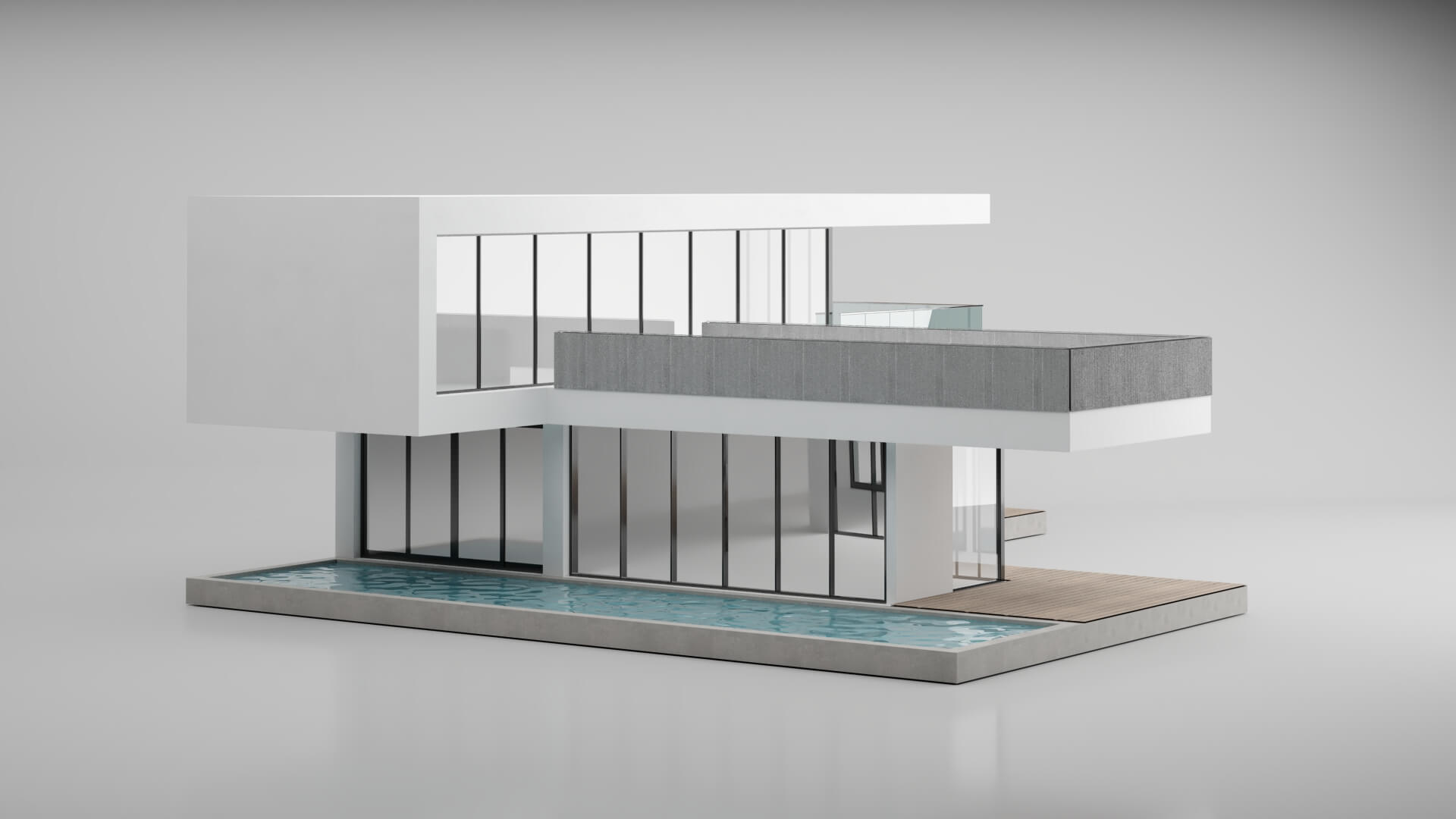 Modern House - 3D Model by Smart3DModels