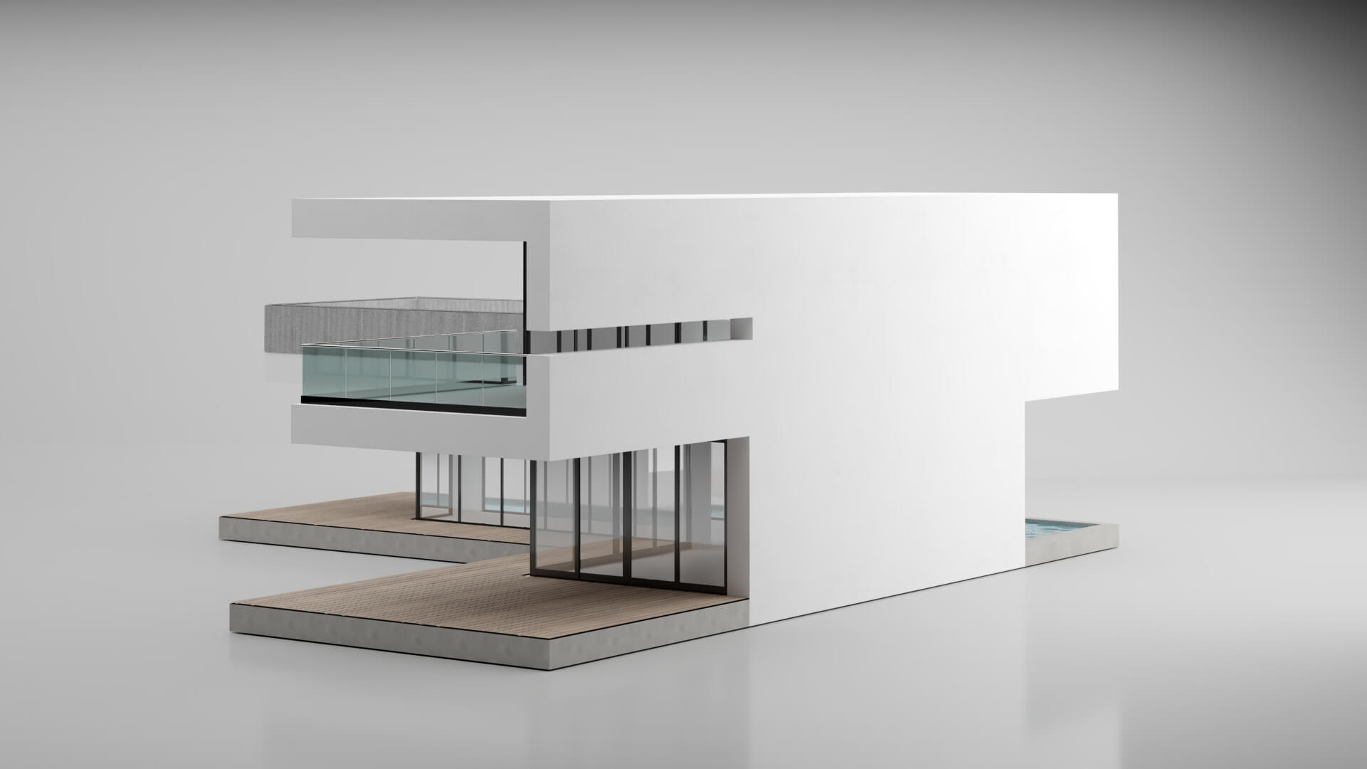 Modern House - 3D Model by Smart3DModels