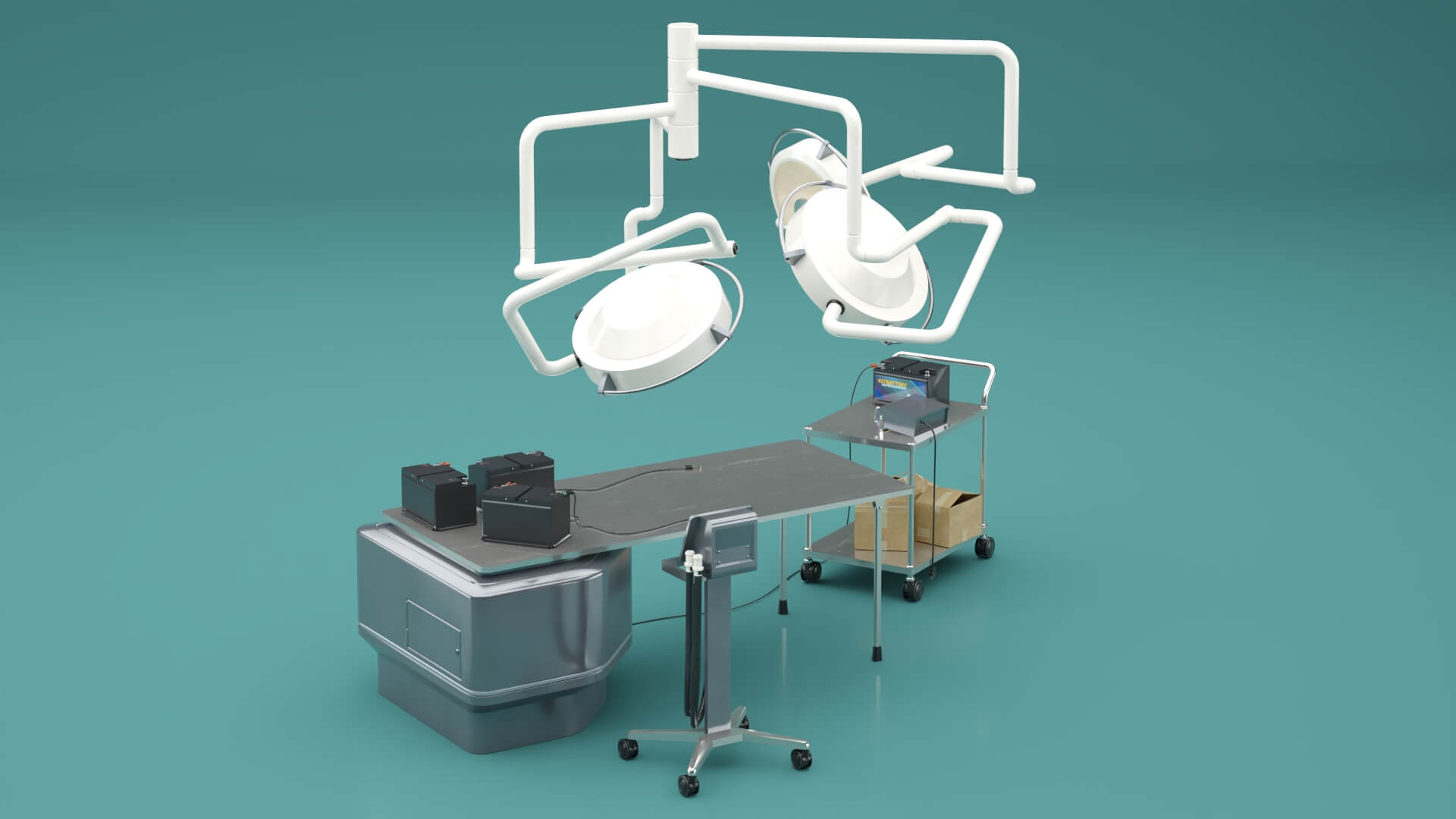 Modern Medical Equipment - 3D Model by Smart3DModels