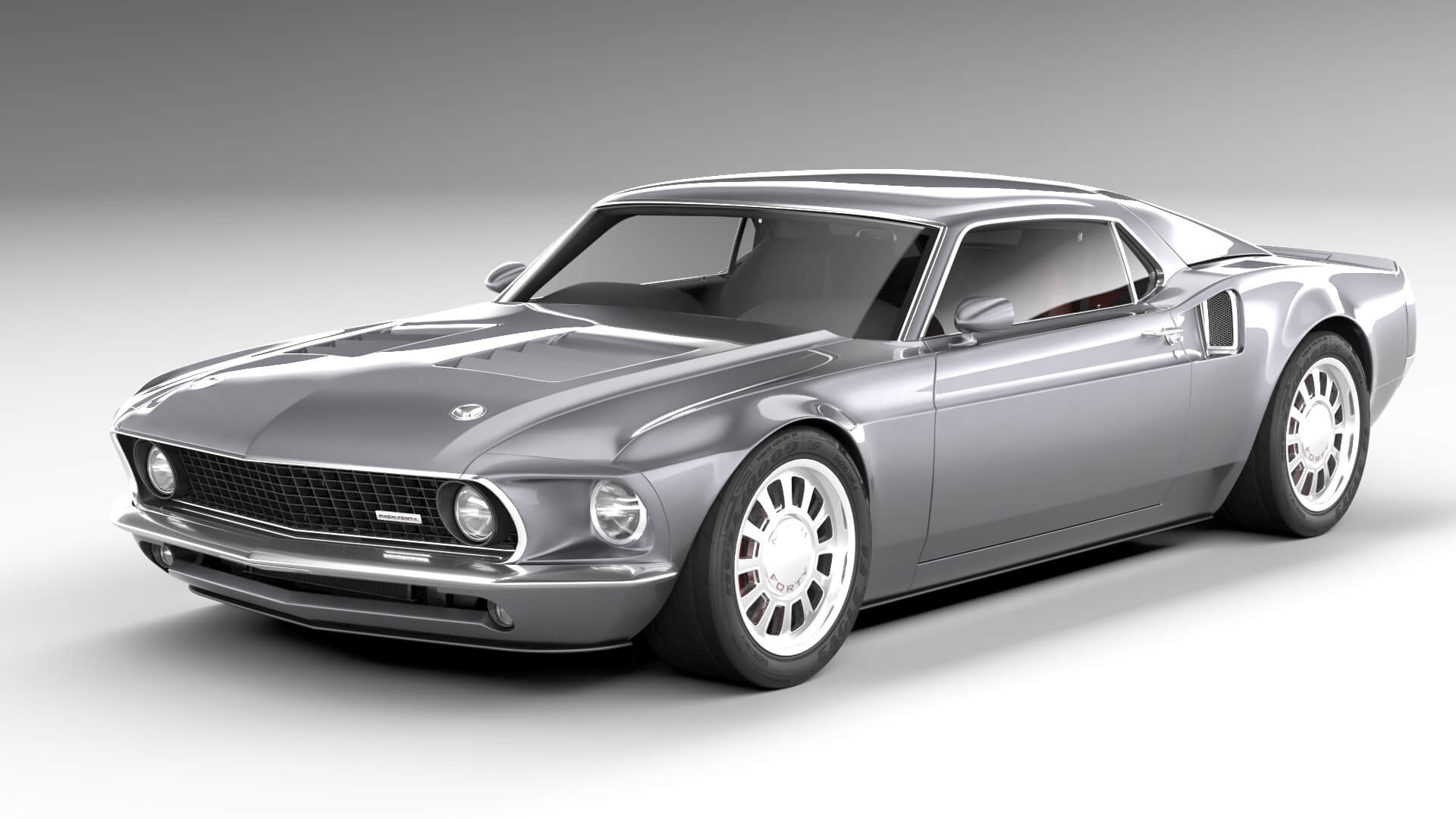 Mustang Mach 40 - 3D Model by Smart3DModels