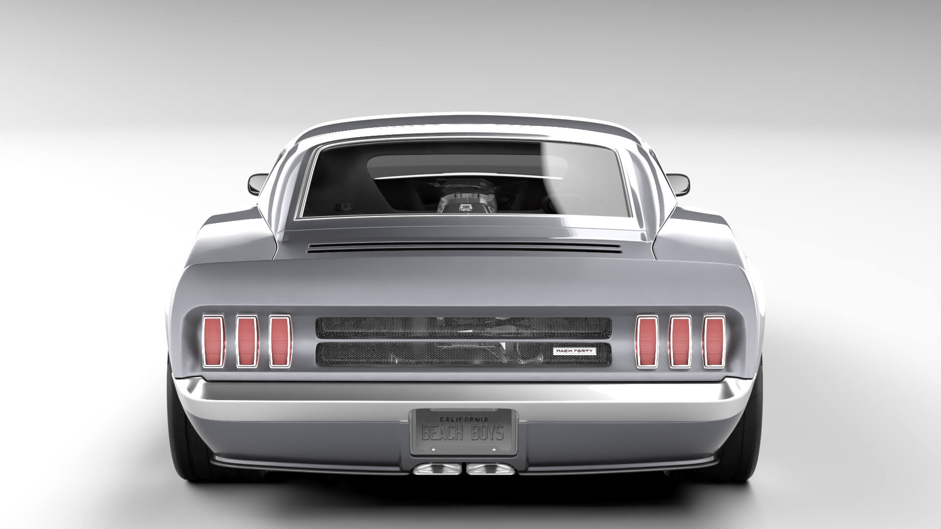Mustang Mach 40 - 3D Model by Smart3DModels