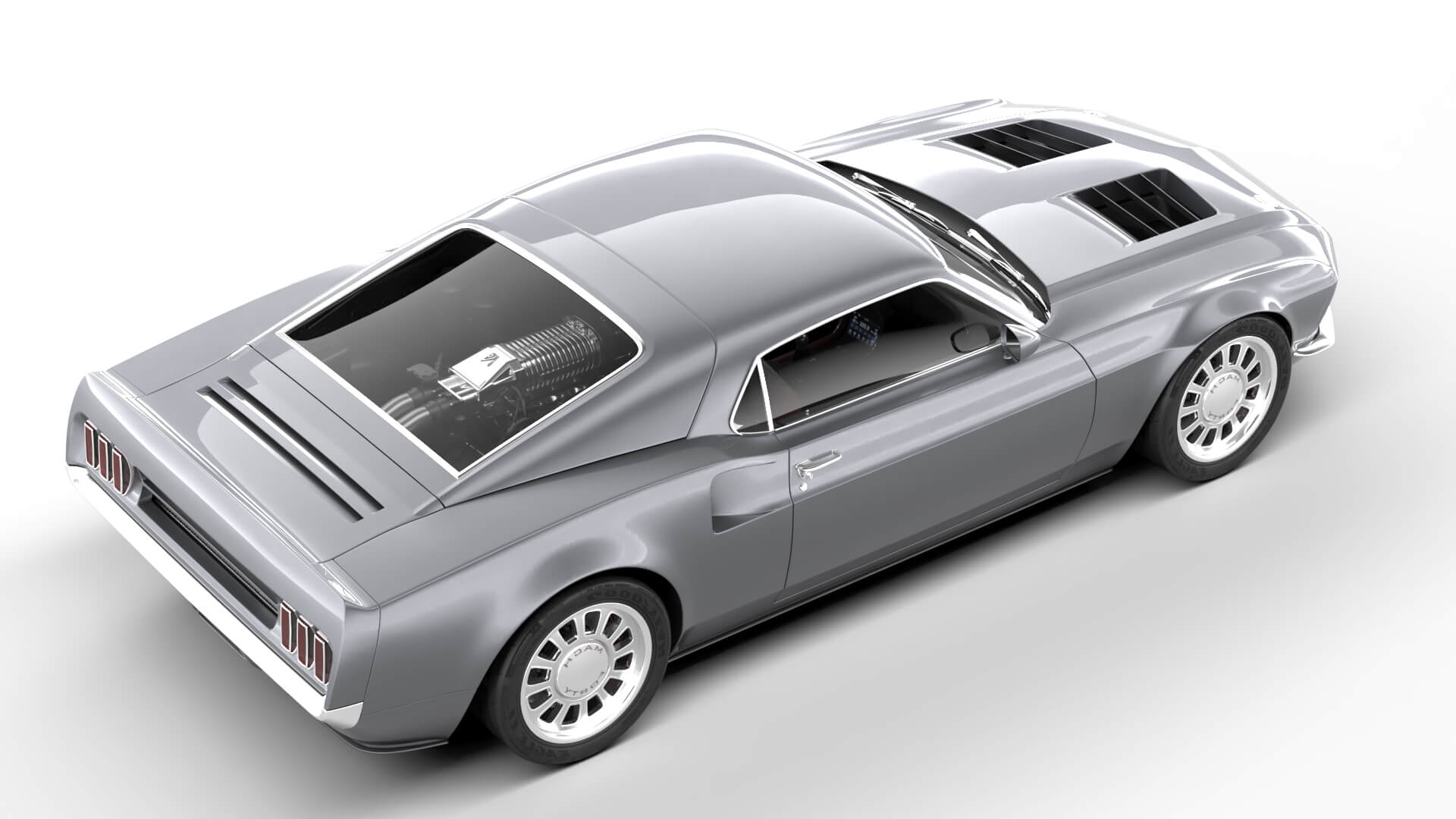 Mustang Mach 40 - 3D Model by Smart3DModels