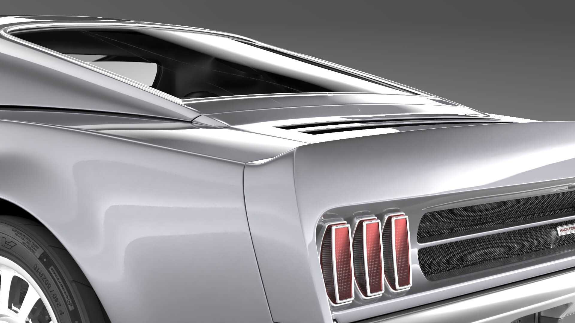 Mustang Mach 40 - 3D Model by Smart3DModels